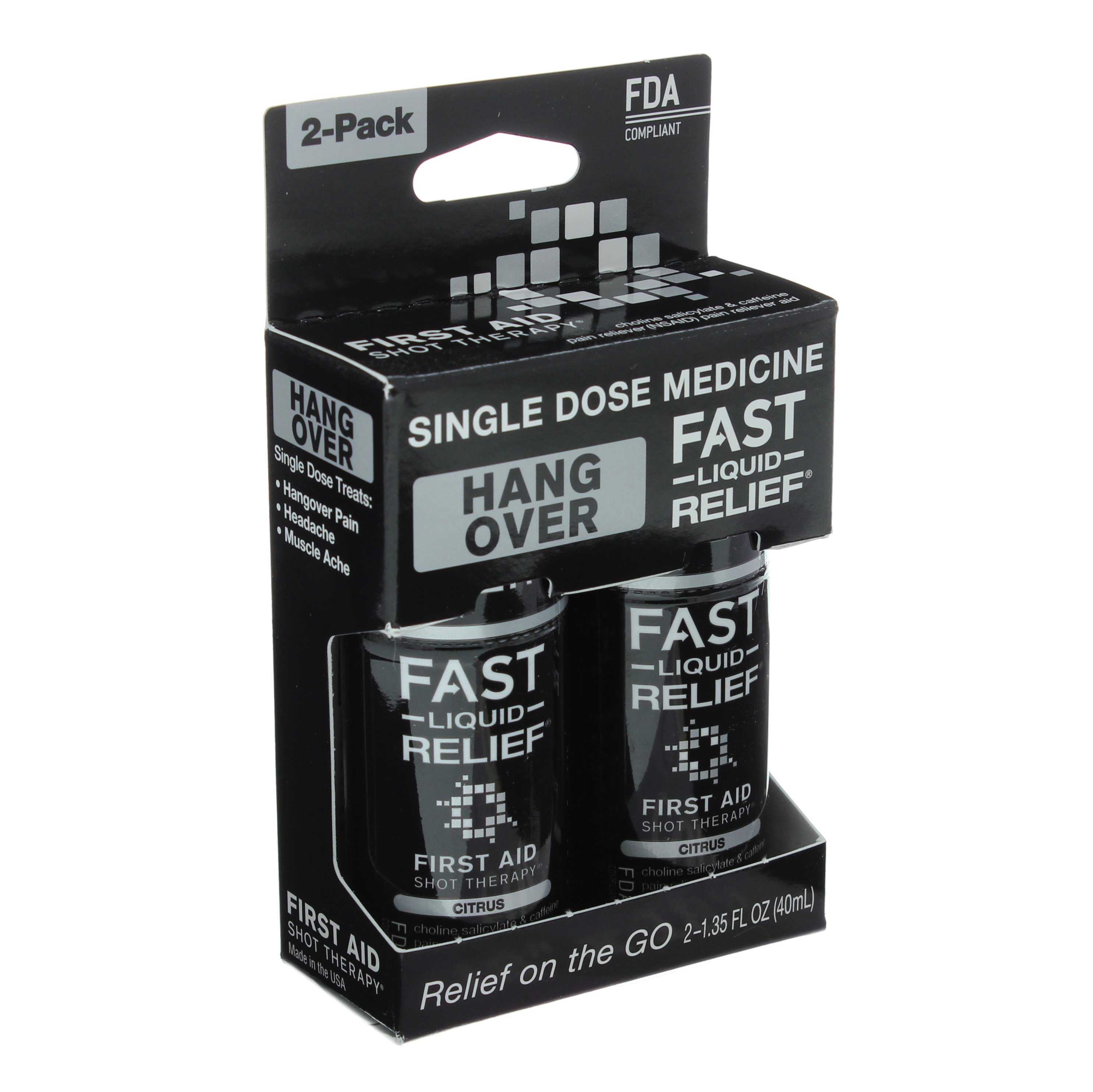 First Aid Shot Therapy Hangover Relief, Citrus - Shop Pain relievers at ...