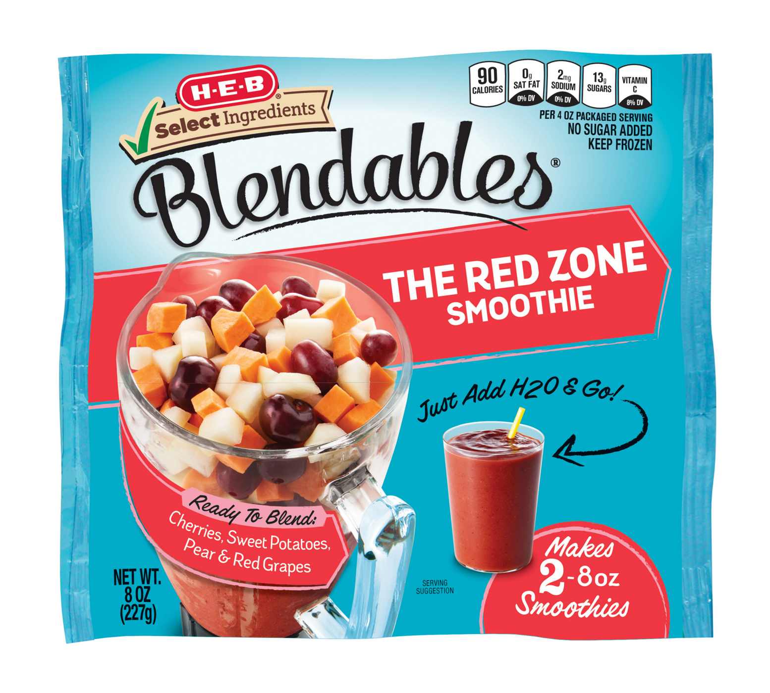 H-E-B Blendables The Red Zone Smoothie - Shop Juice & smoothies at H-E-B