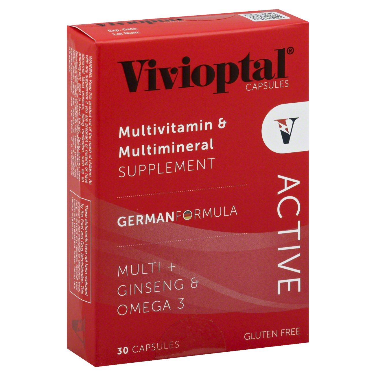 Vivioptal Multivitamin & Multimineral Supplement Active - Shop ...