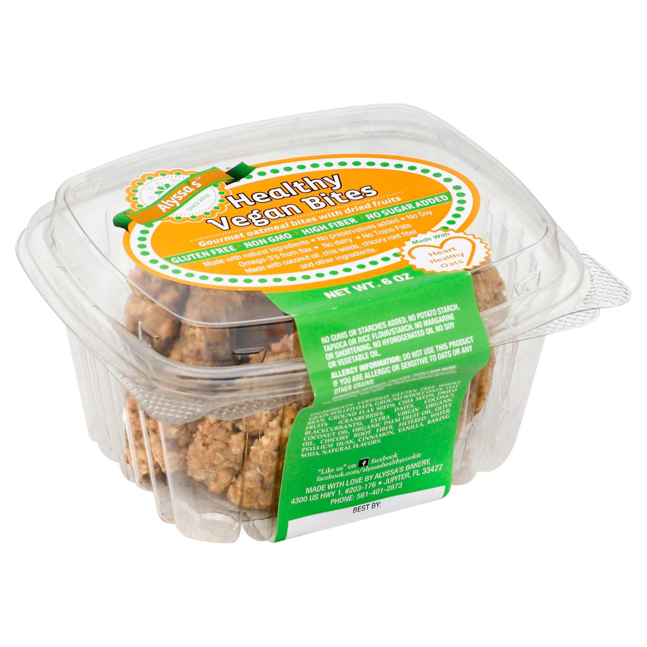 Alyssa's Healthy Vegan Bites, 6 oz | Central Market - Really Into Food