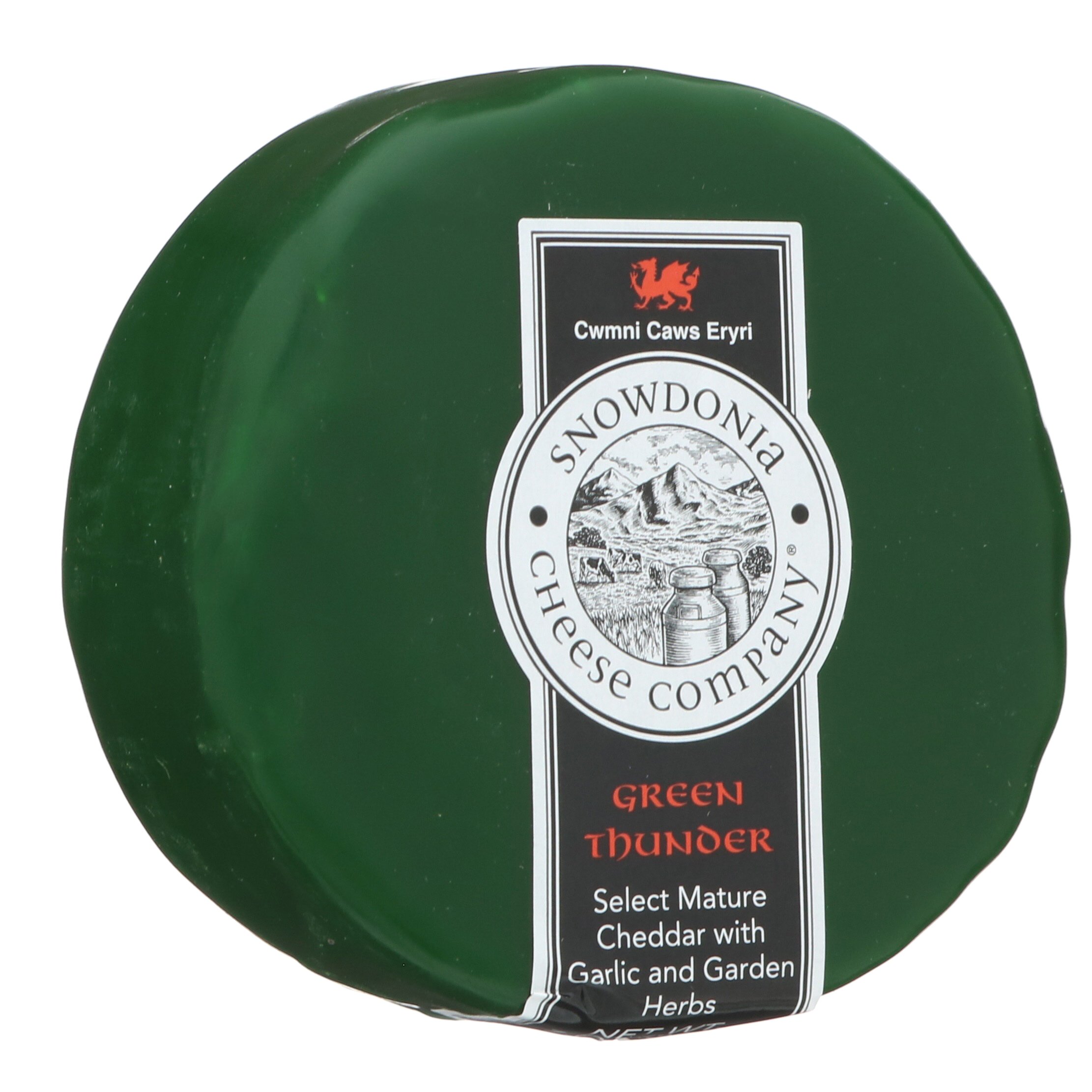 Snowdonia Cheese Company Green Thunder Cheddar With Garlic & Herbs ...