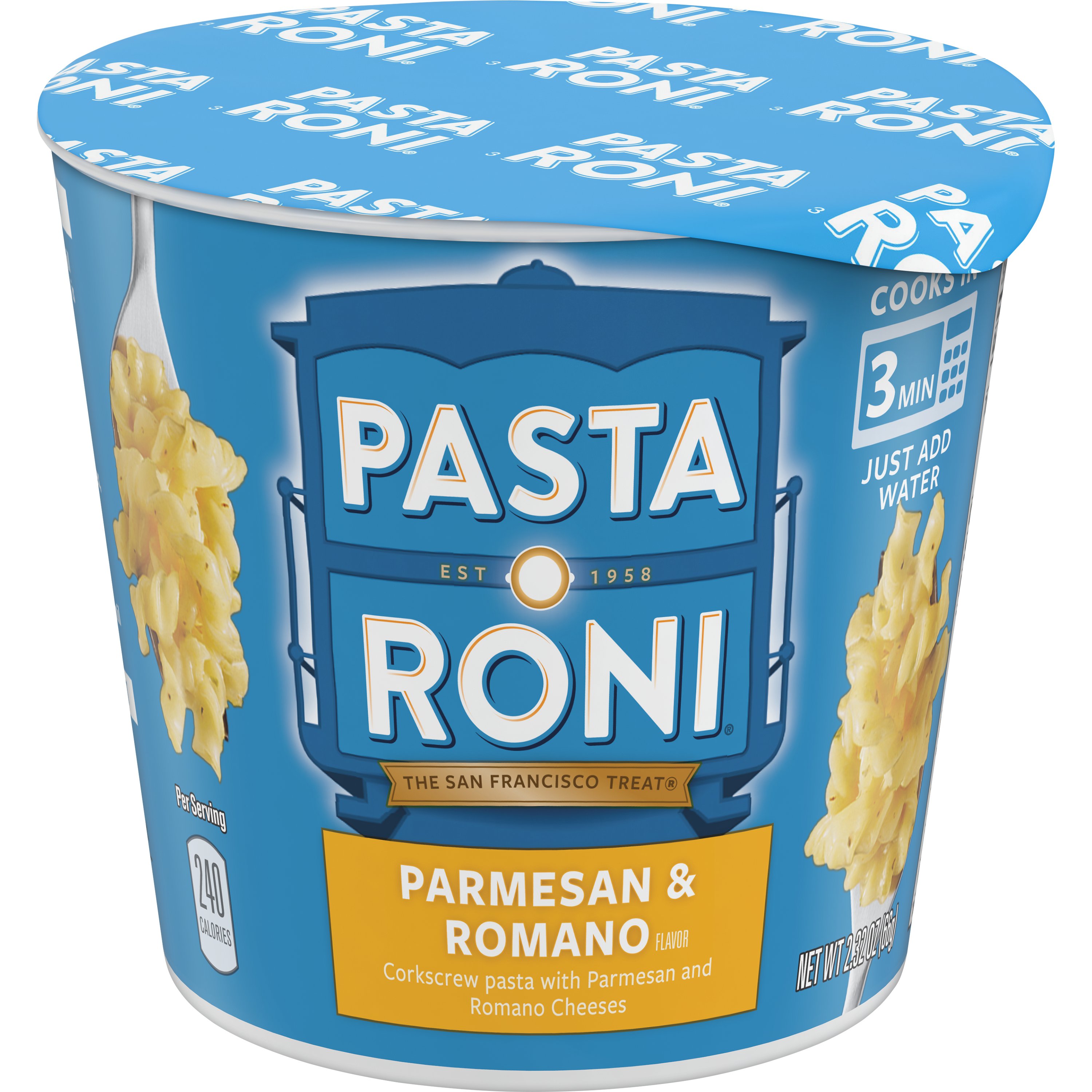 Pasta Roni Parmesan & Romano Cheese Cup - Shop Pantry meals at H-E-B