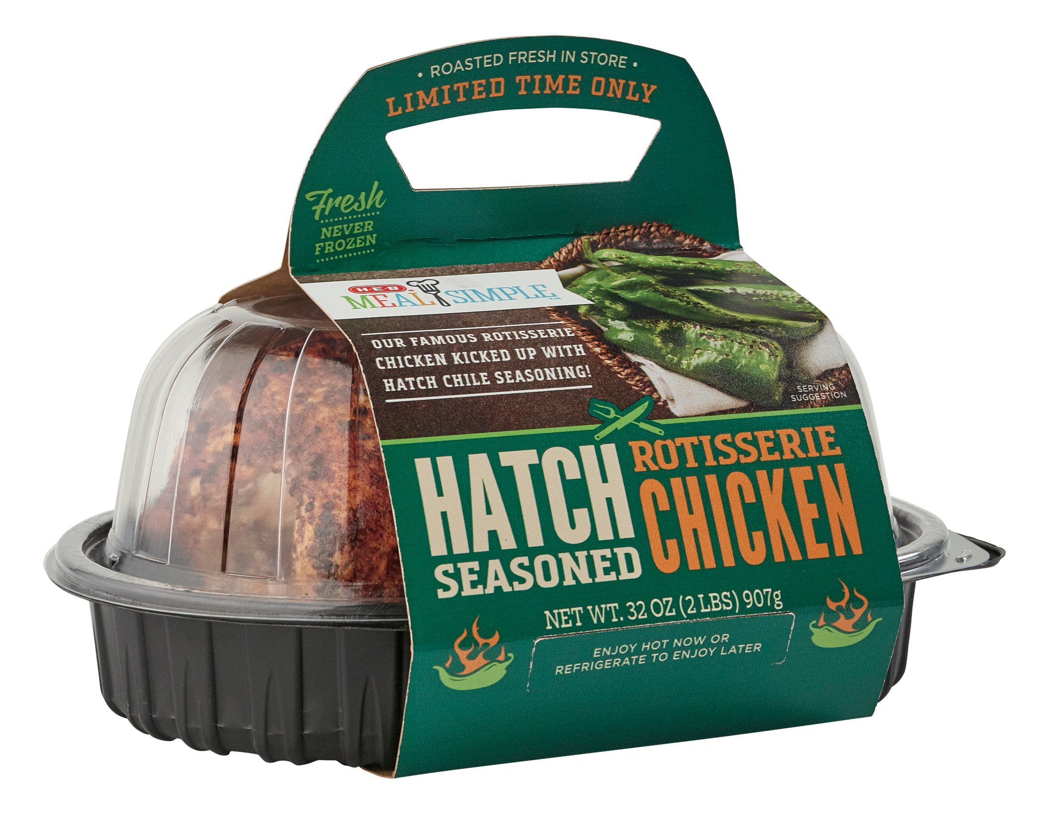 Meal Simple by H-E-B Rotisserie Chicken - Hatch Chile Pepper - Shop ...
