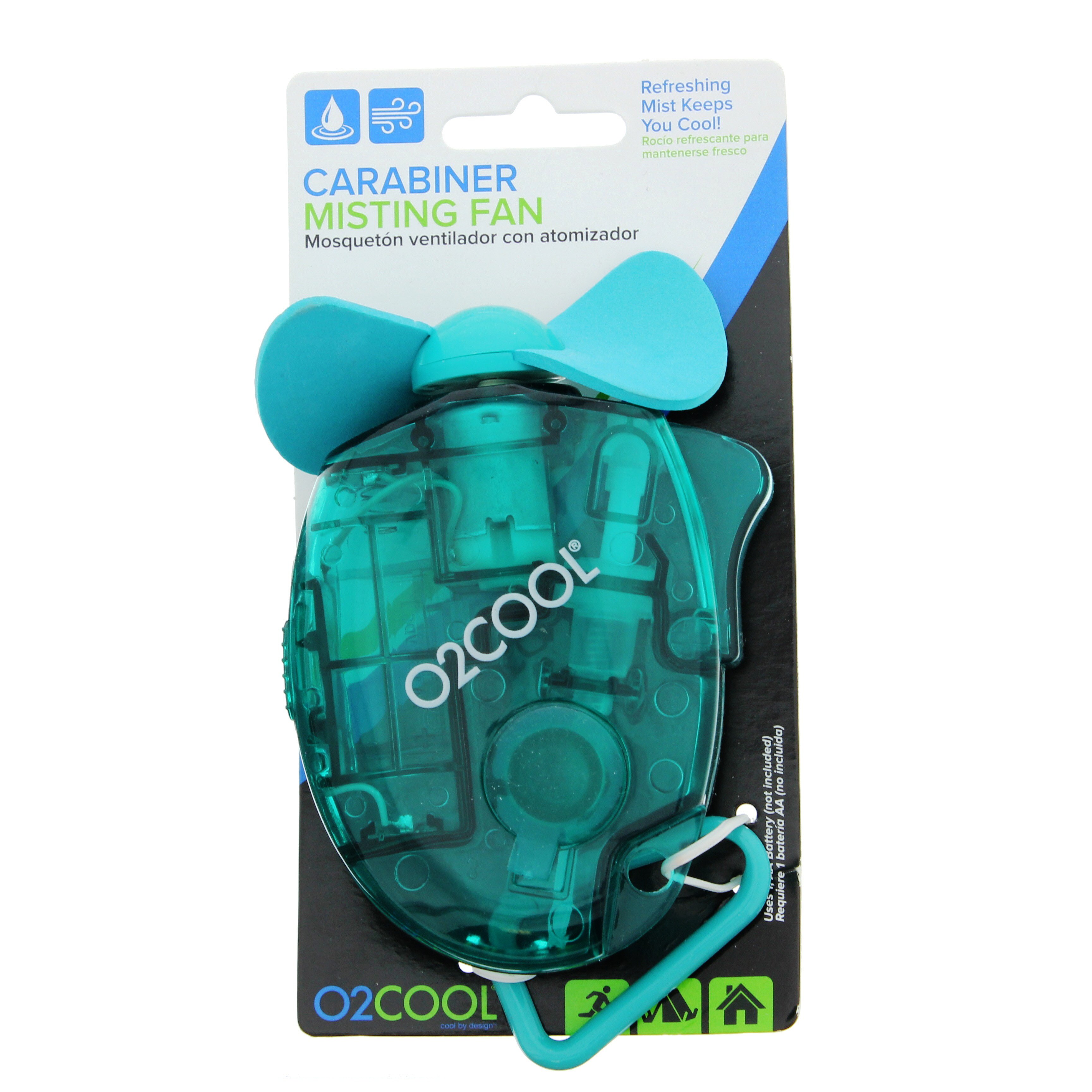 02COOL Carabiner Misting Fan, Assorted Colors - Shop Fans & air ...