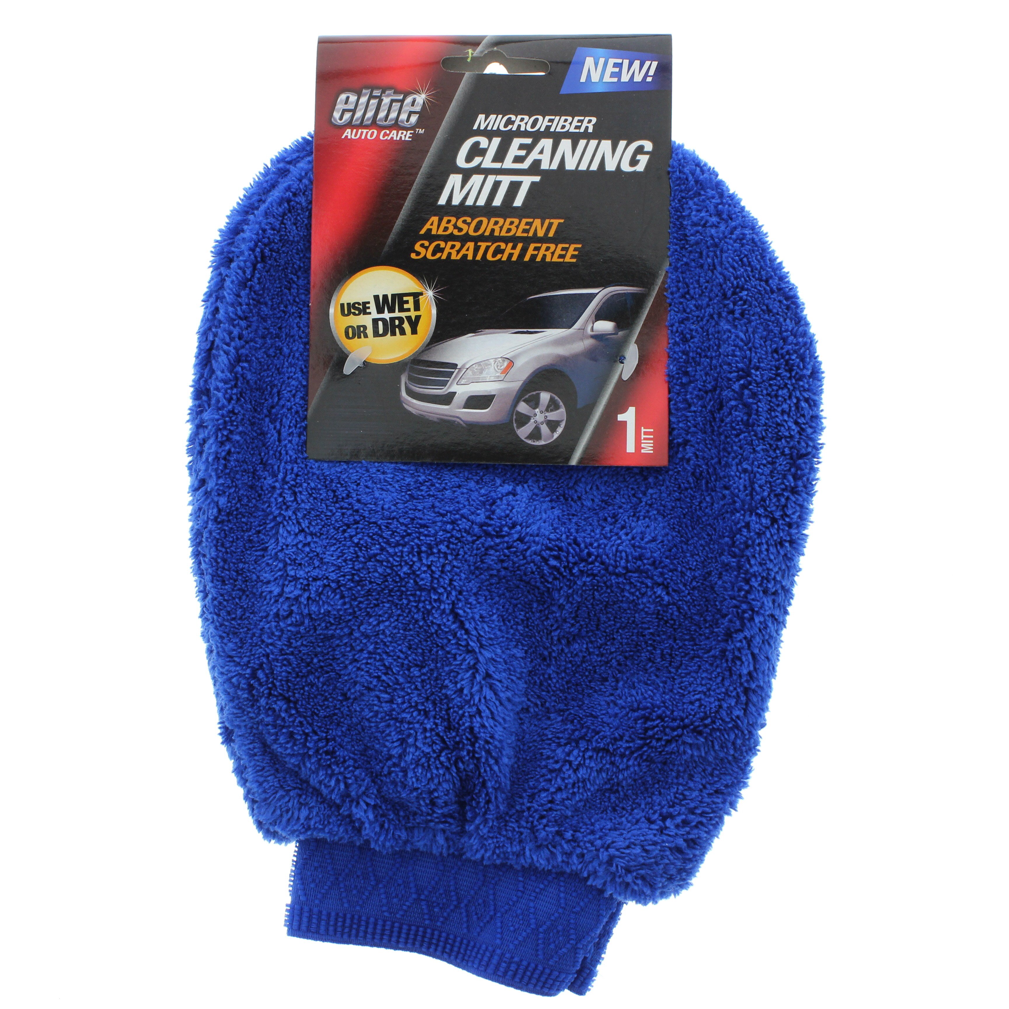 Elite Auto Care Microfiber Cleaning Mitt - Shop Automotive cleaners at ...