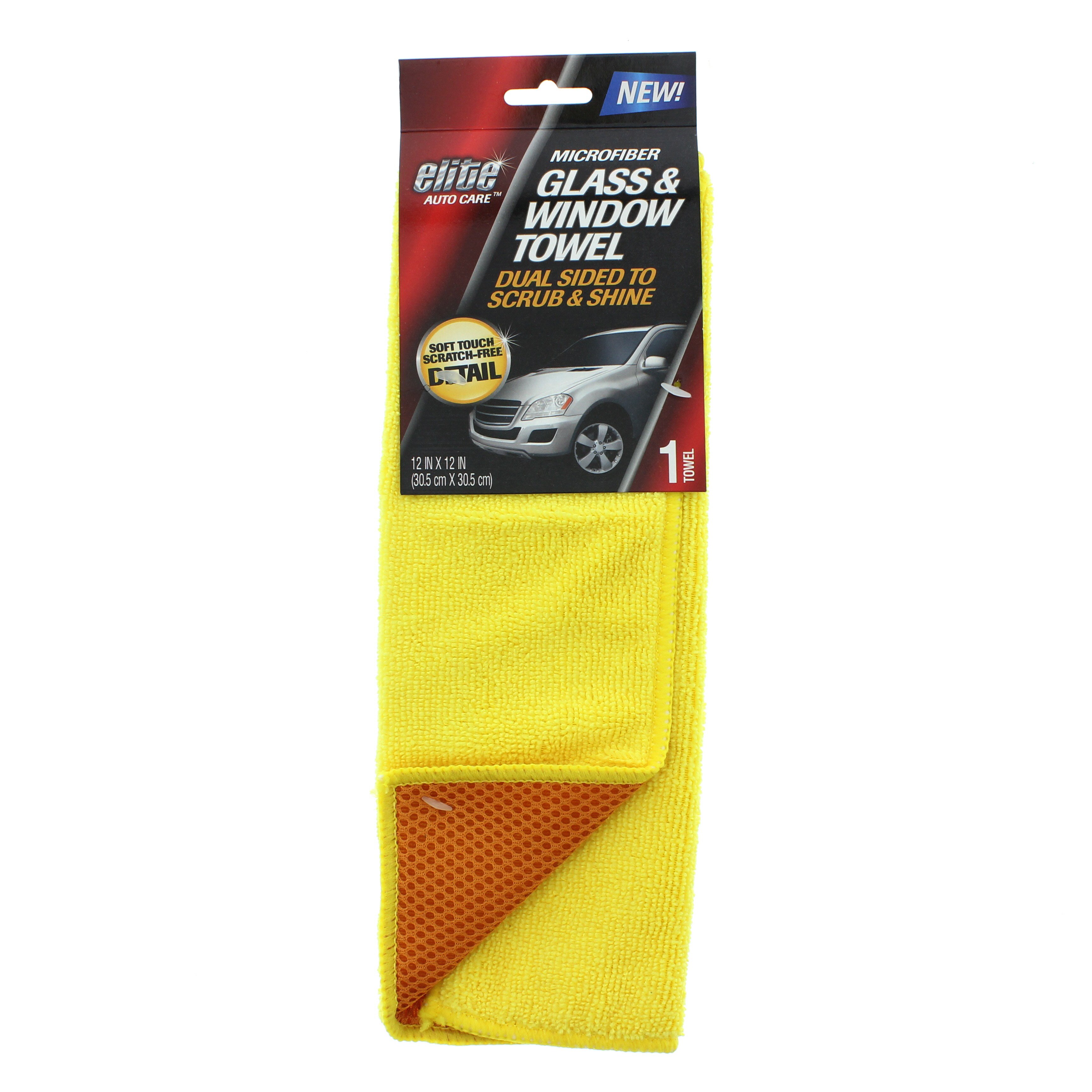 Elite Auto Care Microfiber Glass & Window Towel - Shop Automotive ...