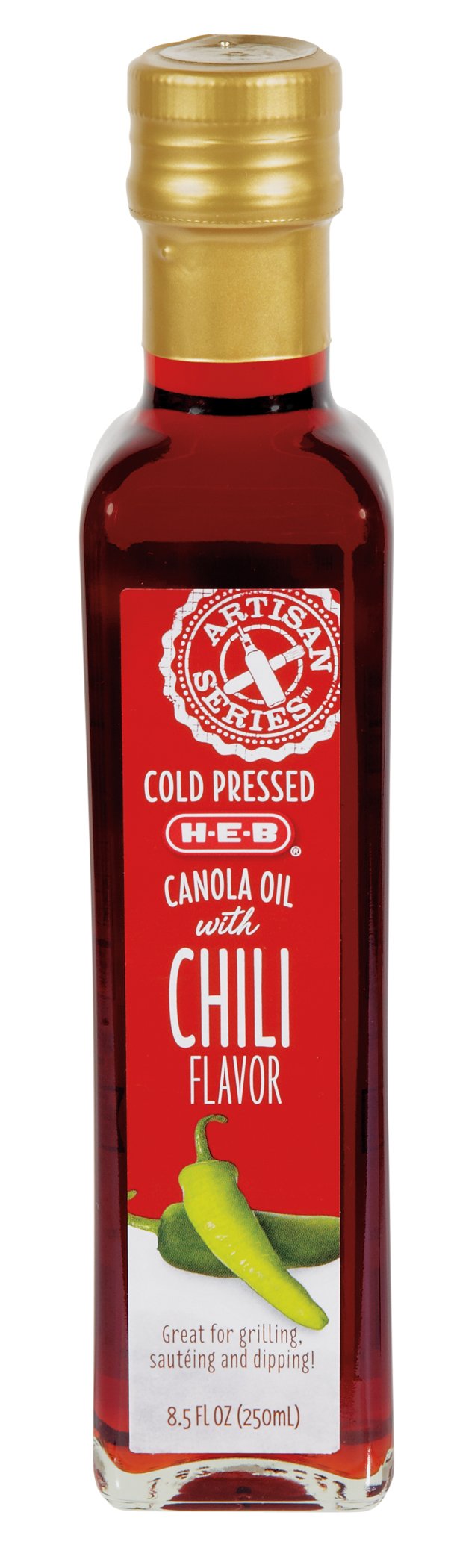 H-E-B Canola Oil with Chili Flavor - Shop Oils at H-E-B