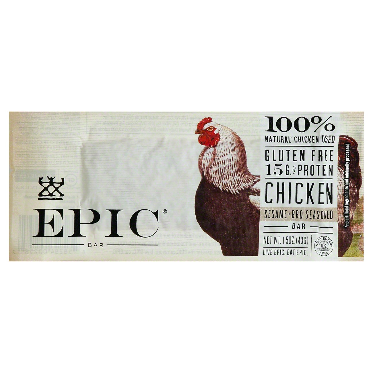 EPIC Chicken Sesame BBQ Bar - Shop Jerky at H-E-B