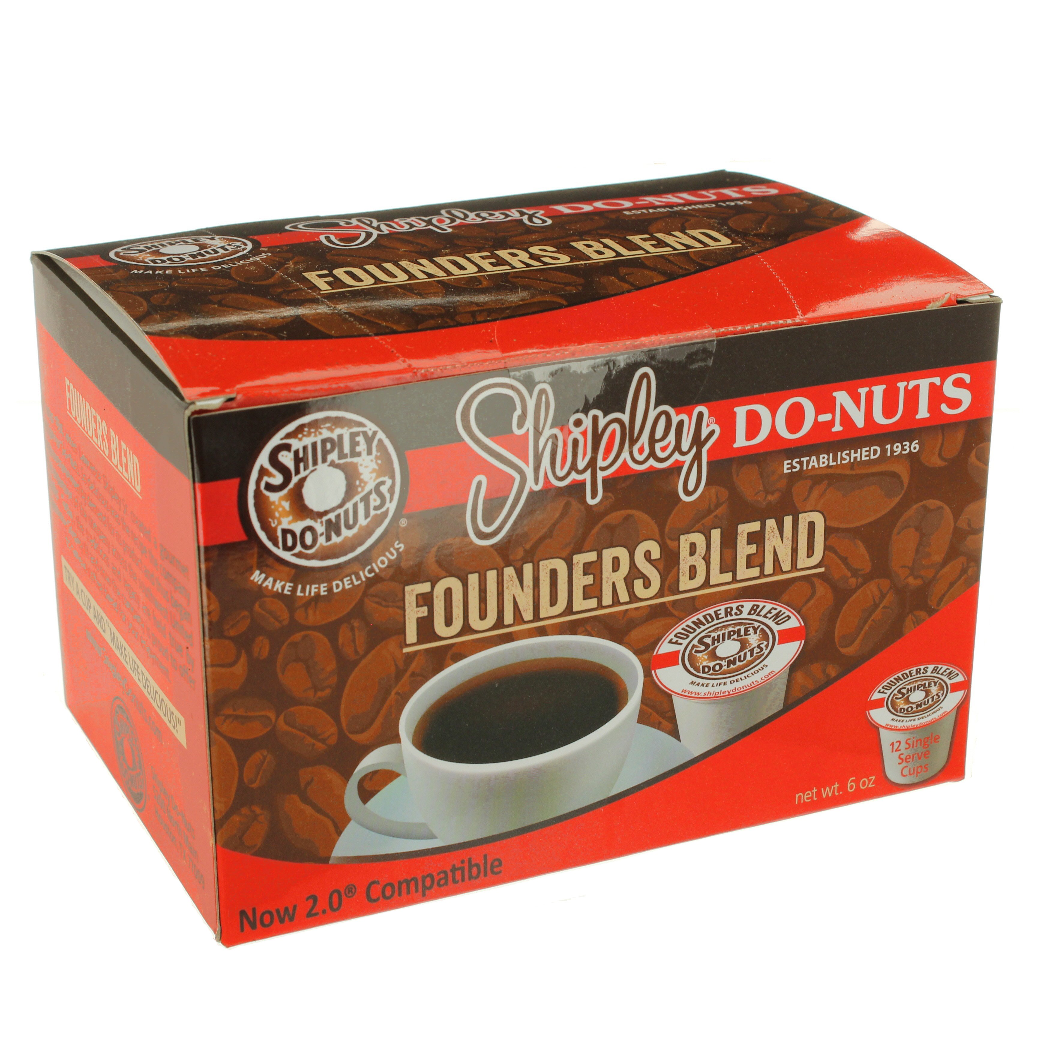 Shipley Do-nuts Founders Blend Single Serve Coffee Cups - Shop Coffee ...