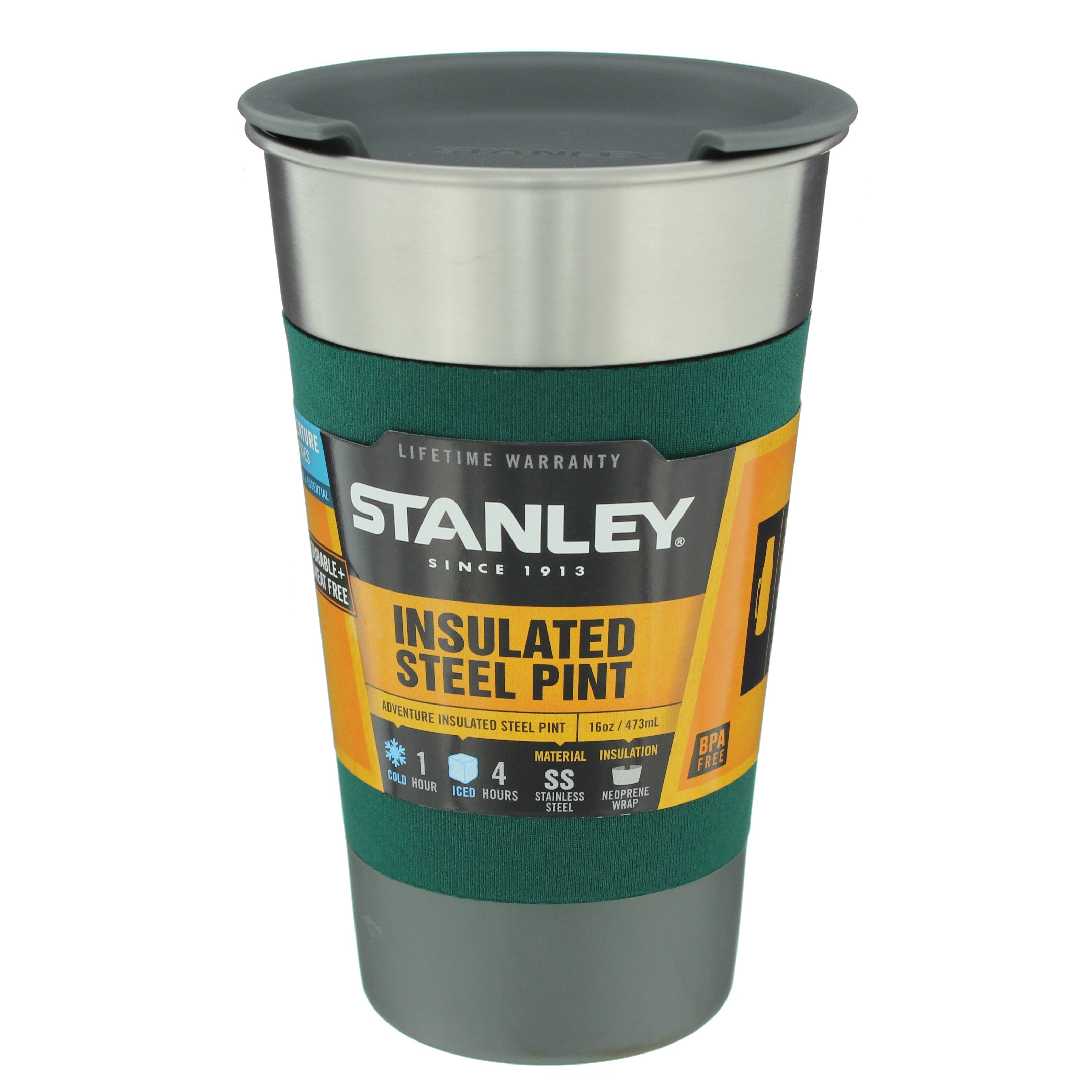 Stanley Adventure 16oz Insulated Pint Stainless Steel, Green - Shop ...