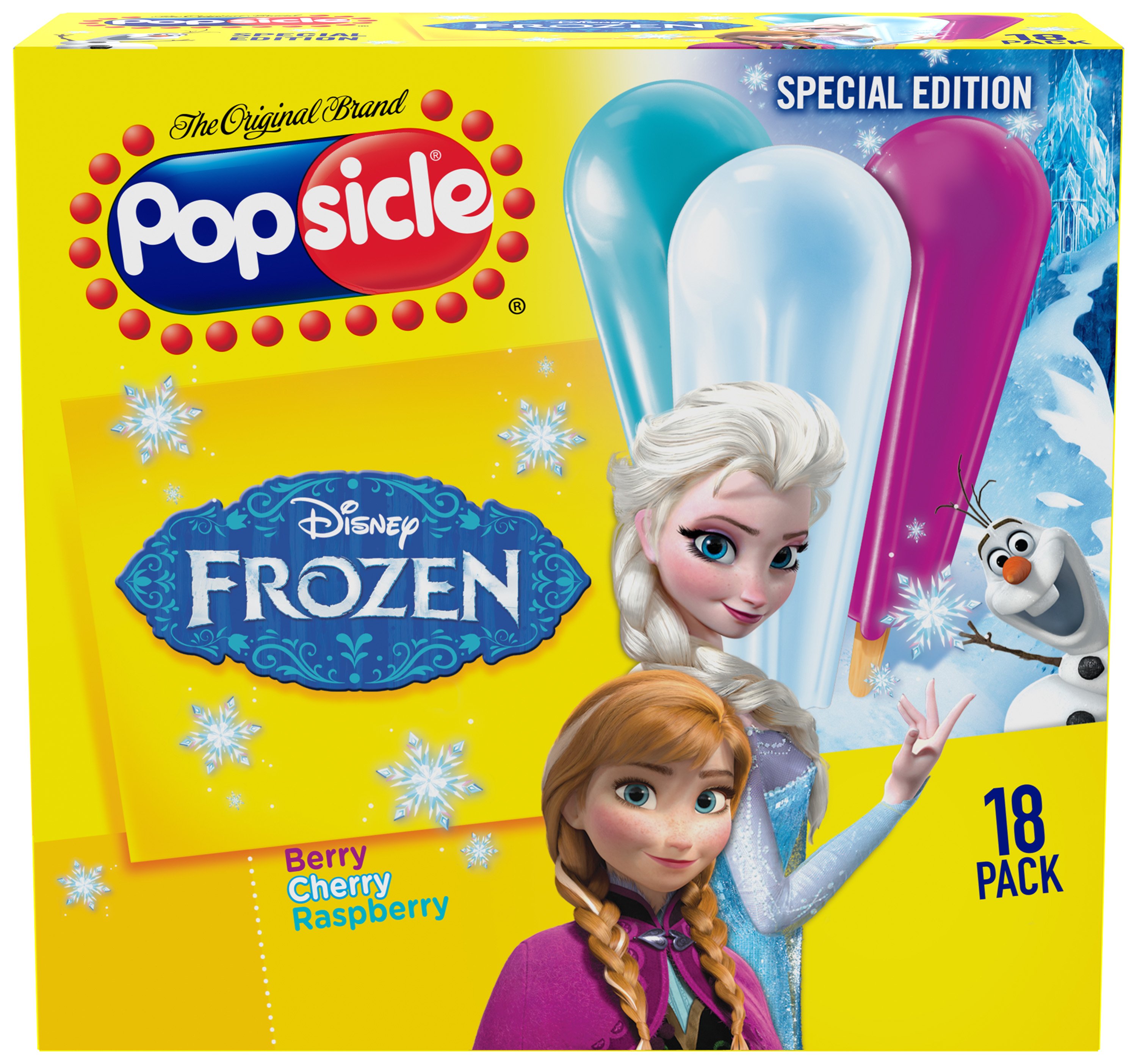 Popsicle Disney Frozen Berry Cherry Raspberry - Shop Ice Cream & Treats ...