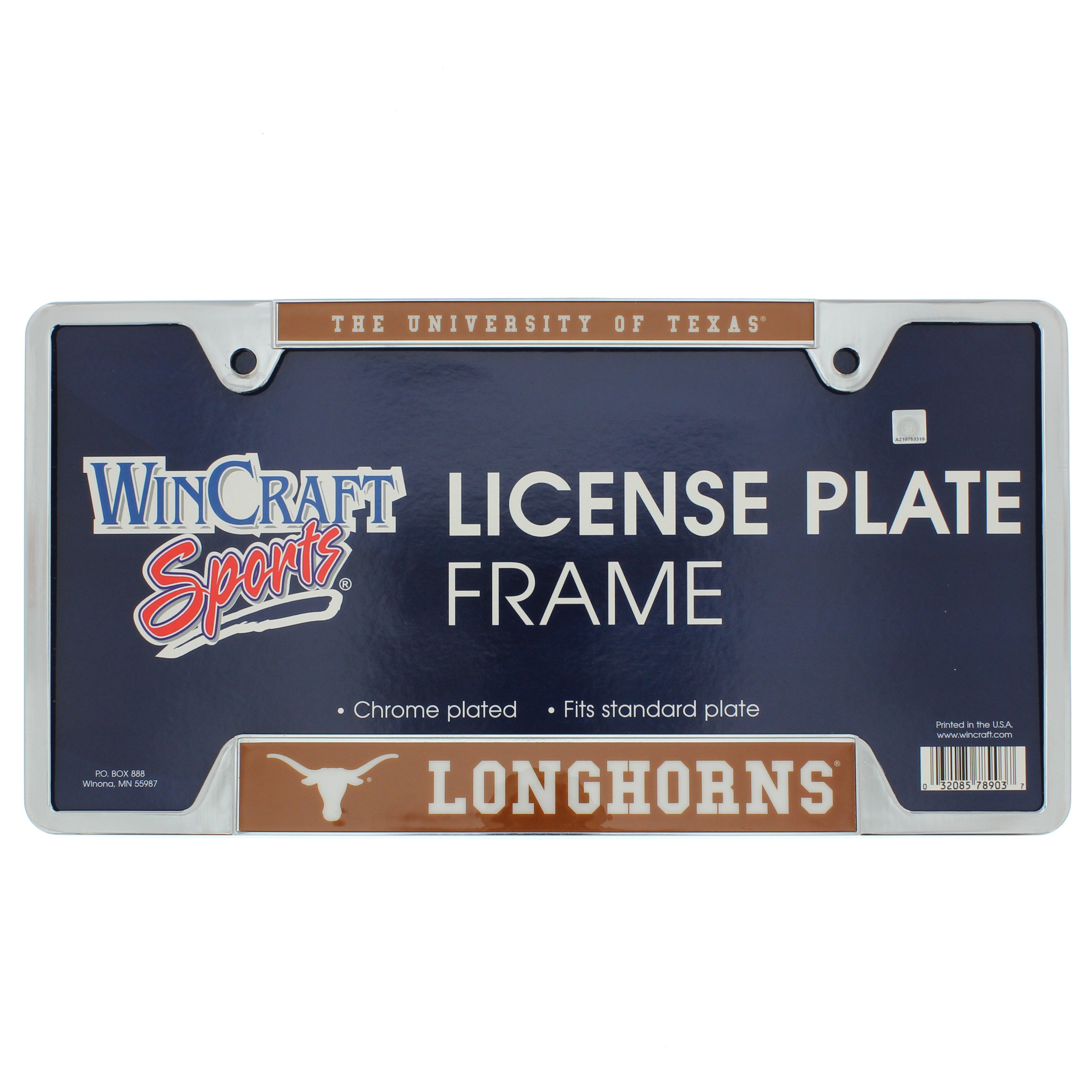 WinCraft University of Texas Metal License Plate Frame - Shop Car ...