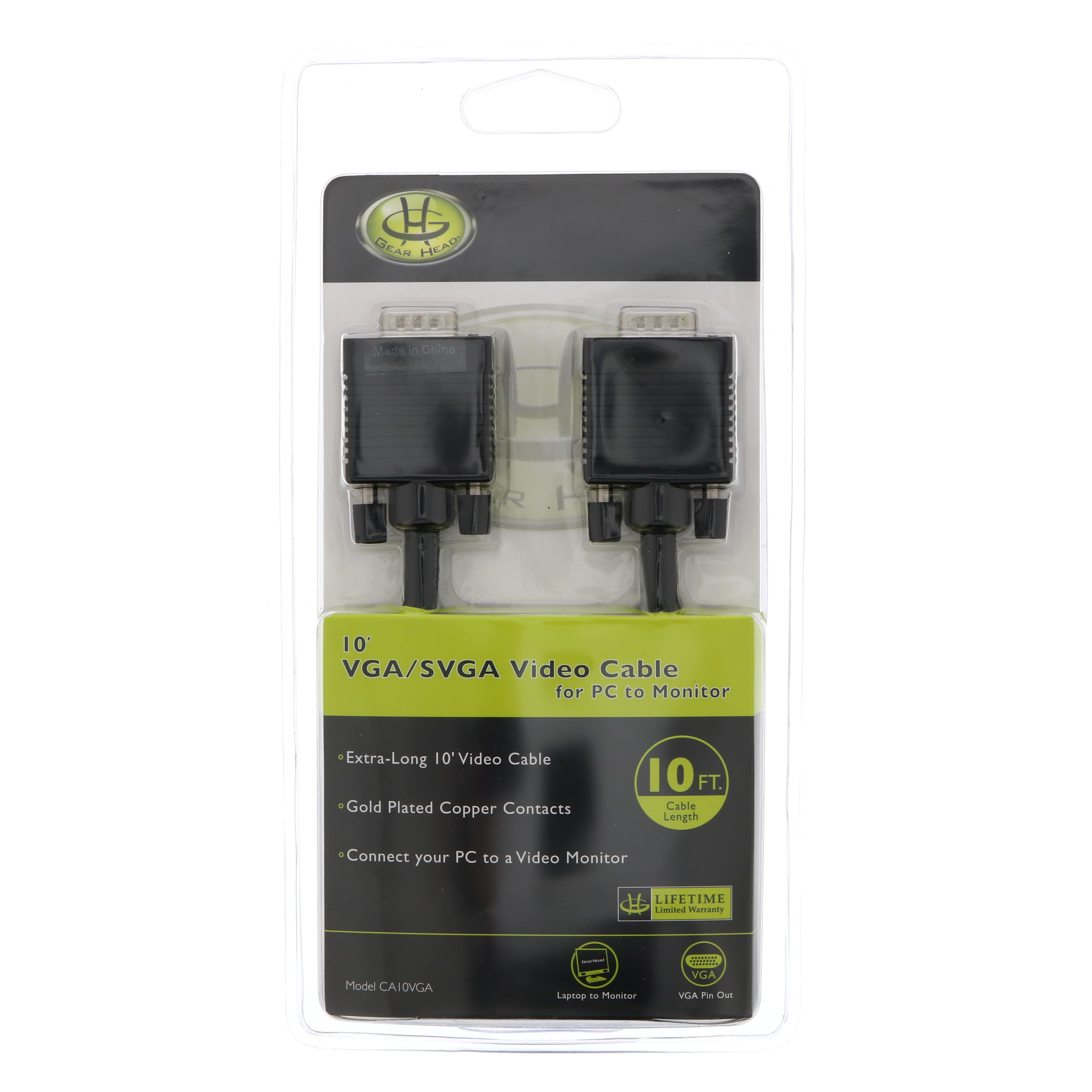 Gear Head VGA/ SVGA Video Cable - Shop Connection cables at H-E-B