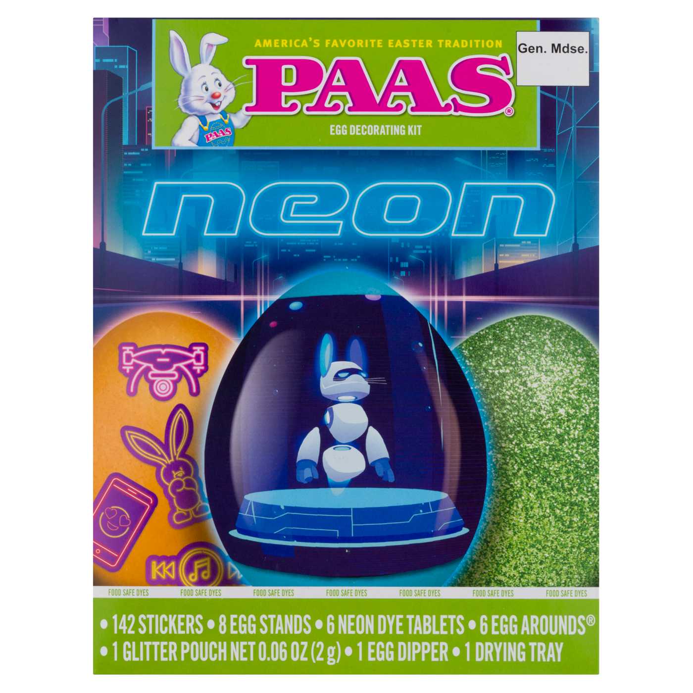 PAAS Neon Easter Egg Decorating Kit - Shop Kits at H-E-B