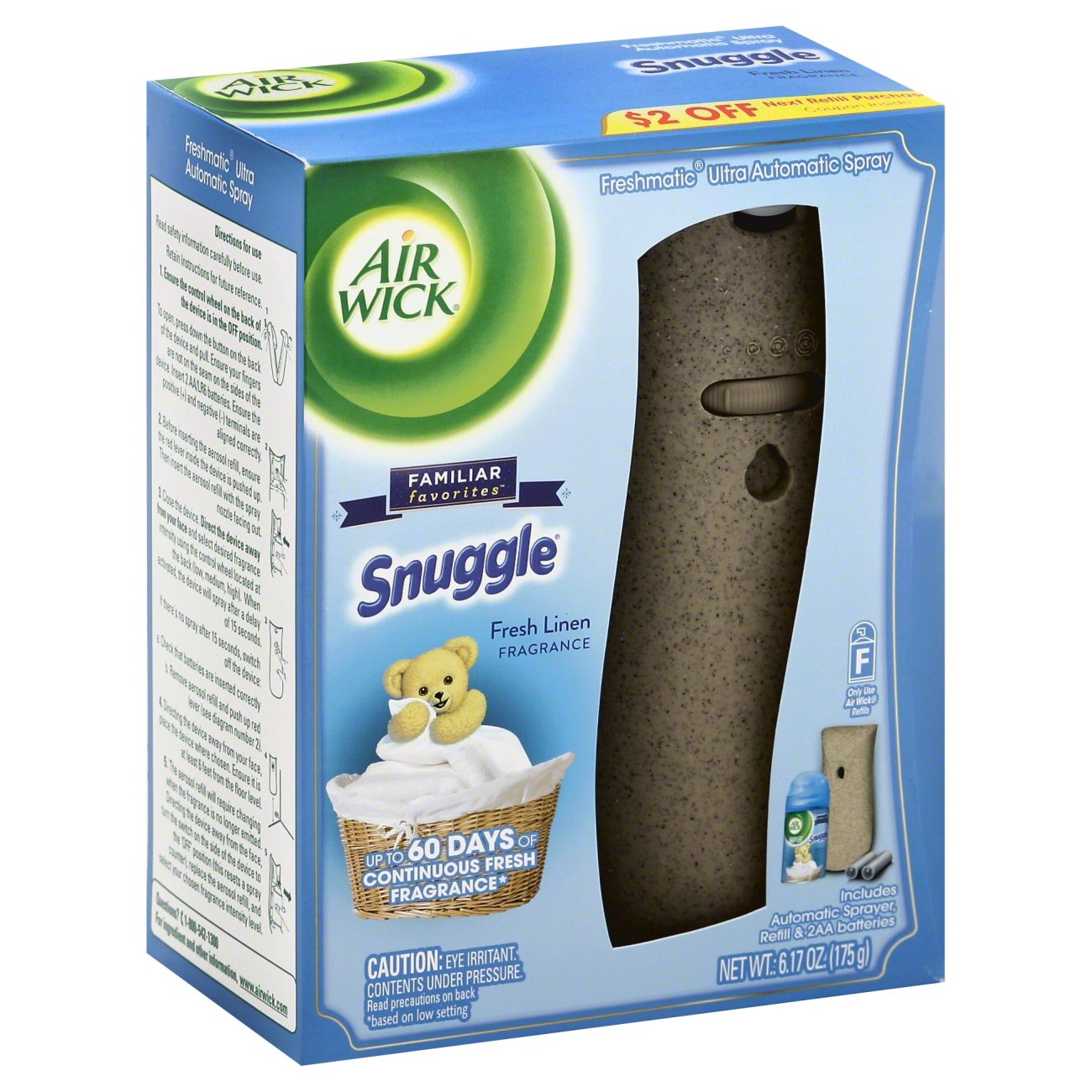 Air Wick Freshmatic Automatic Ultra Starter Kit Snuggle Fresh Linen ...