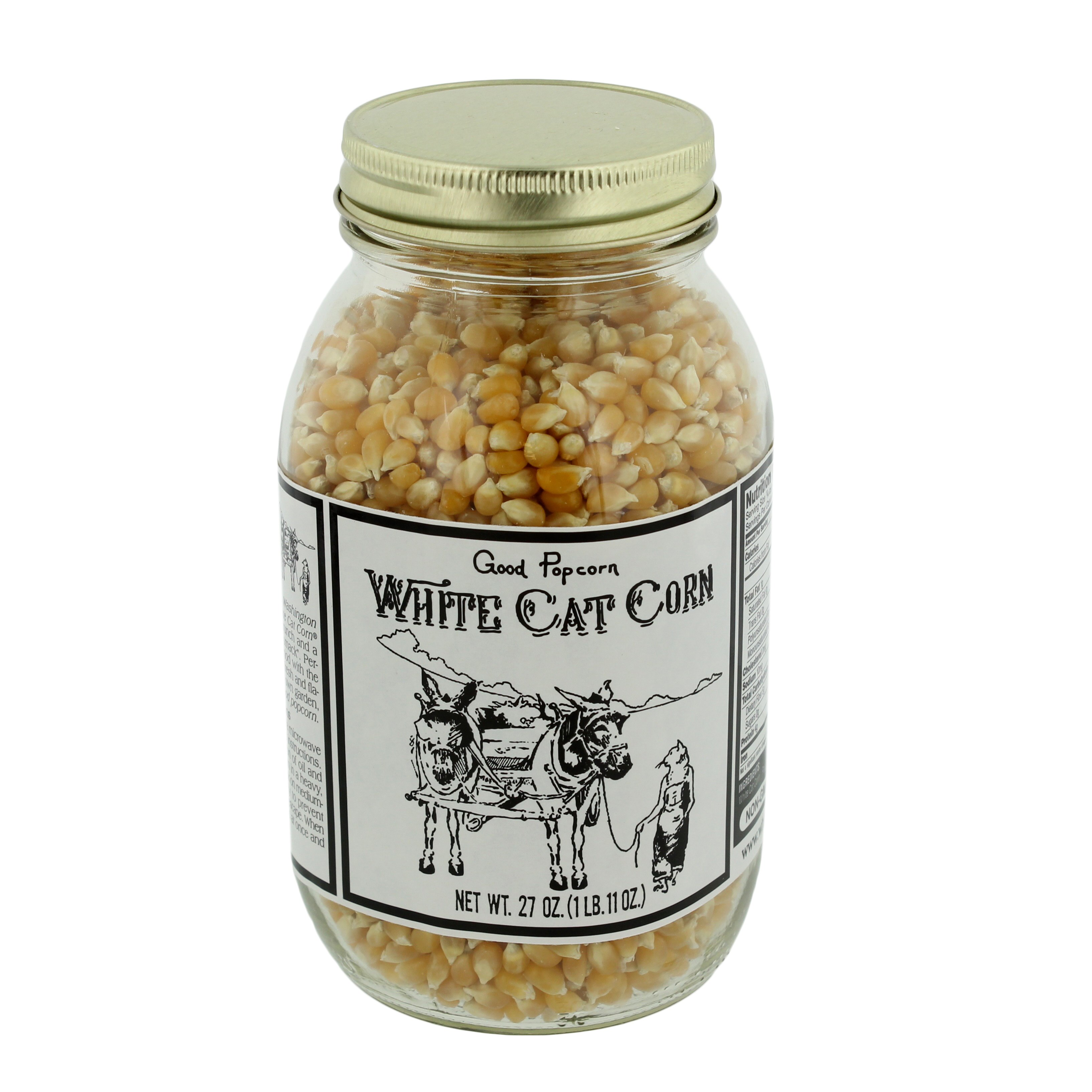 White Cat Corn Good Popcorn - Shop Popcorn at H-E-B