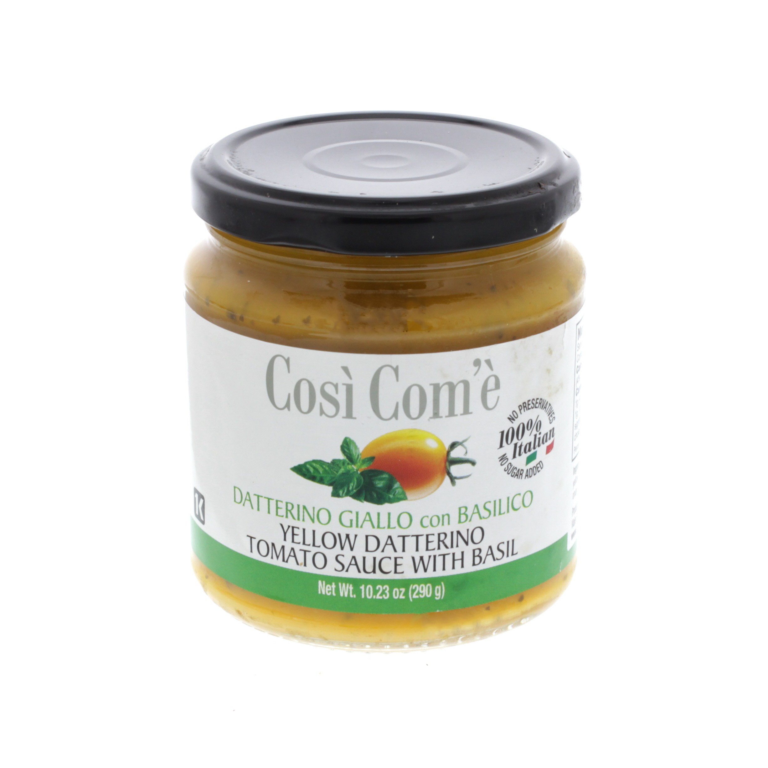 Cosi Come Yellow Datterino Tomato Sauce with Basil - Shop Pasta Sauces ...