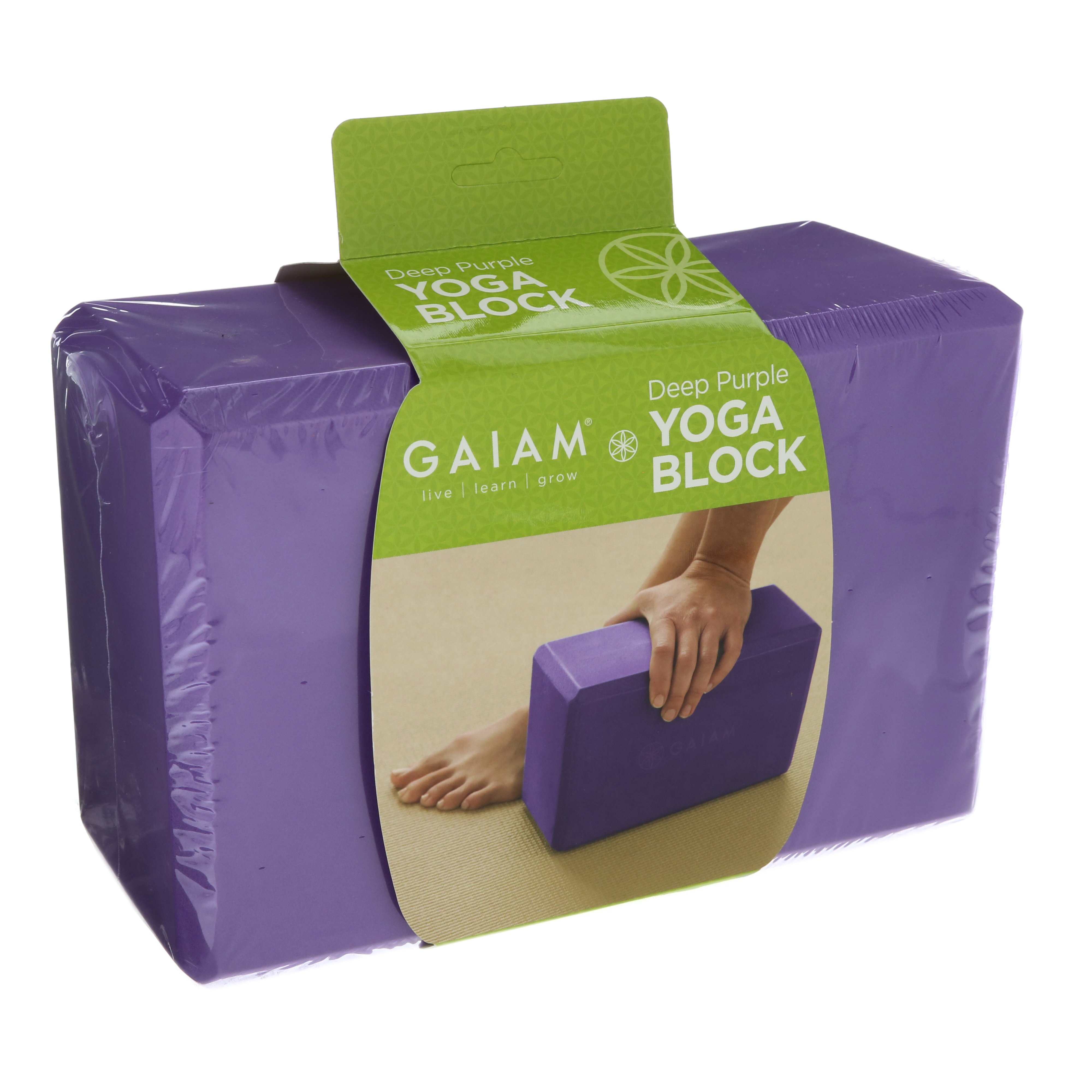 Gaiam Yoga Block Deep Purple - Shop Fitness & sporting goods at H-E-B