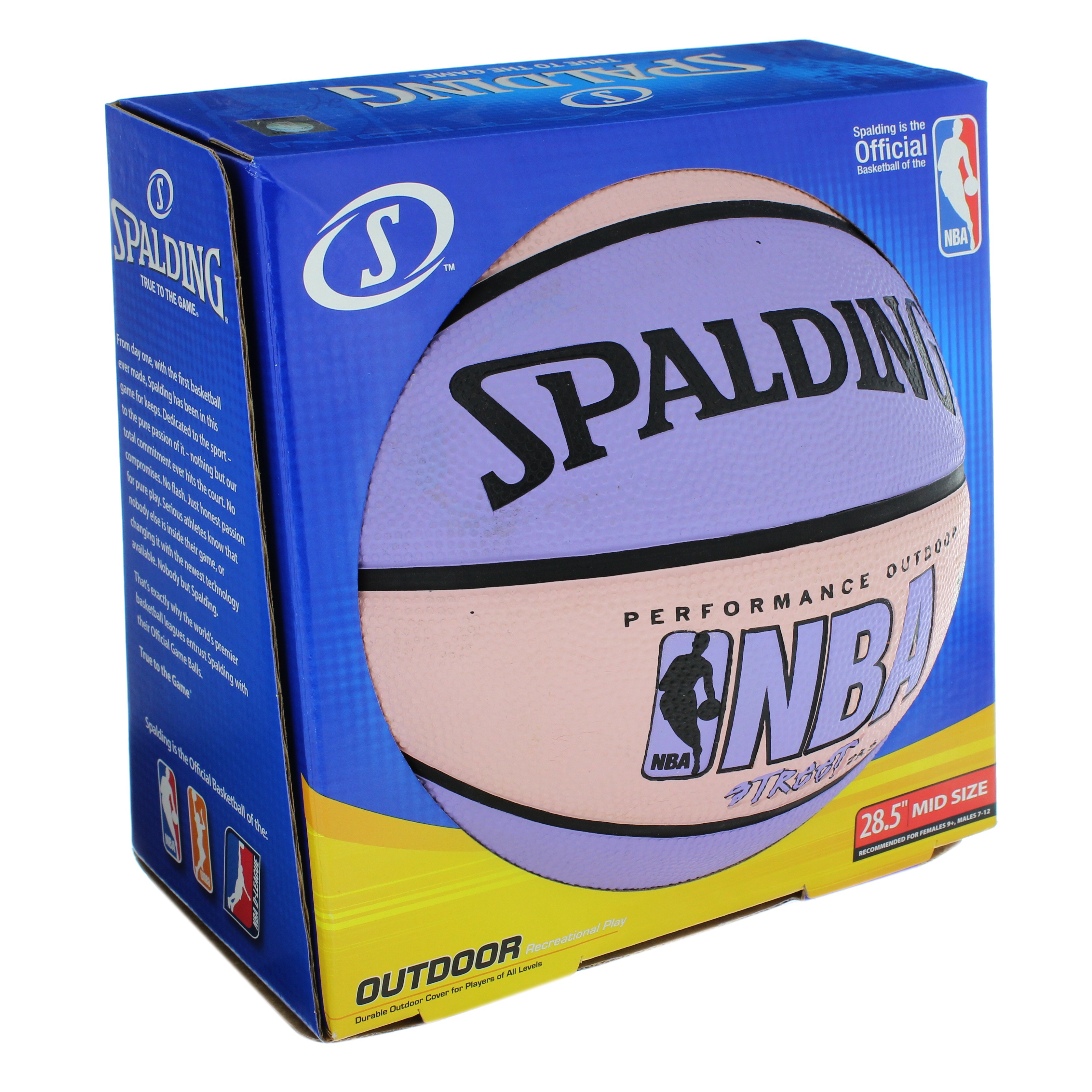 Spalding NBA Street 28.5" Basketball, Pink/ Purple - Shop Fitness ...