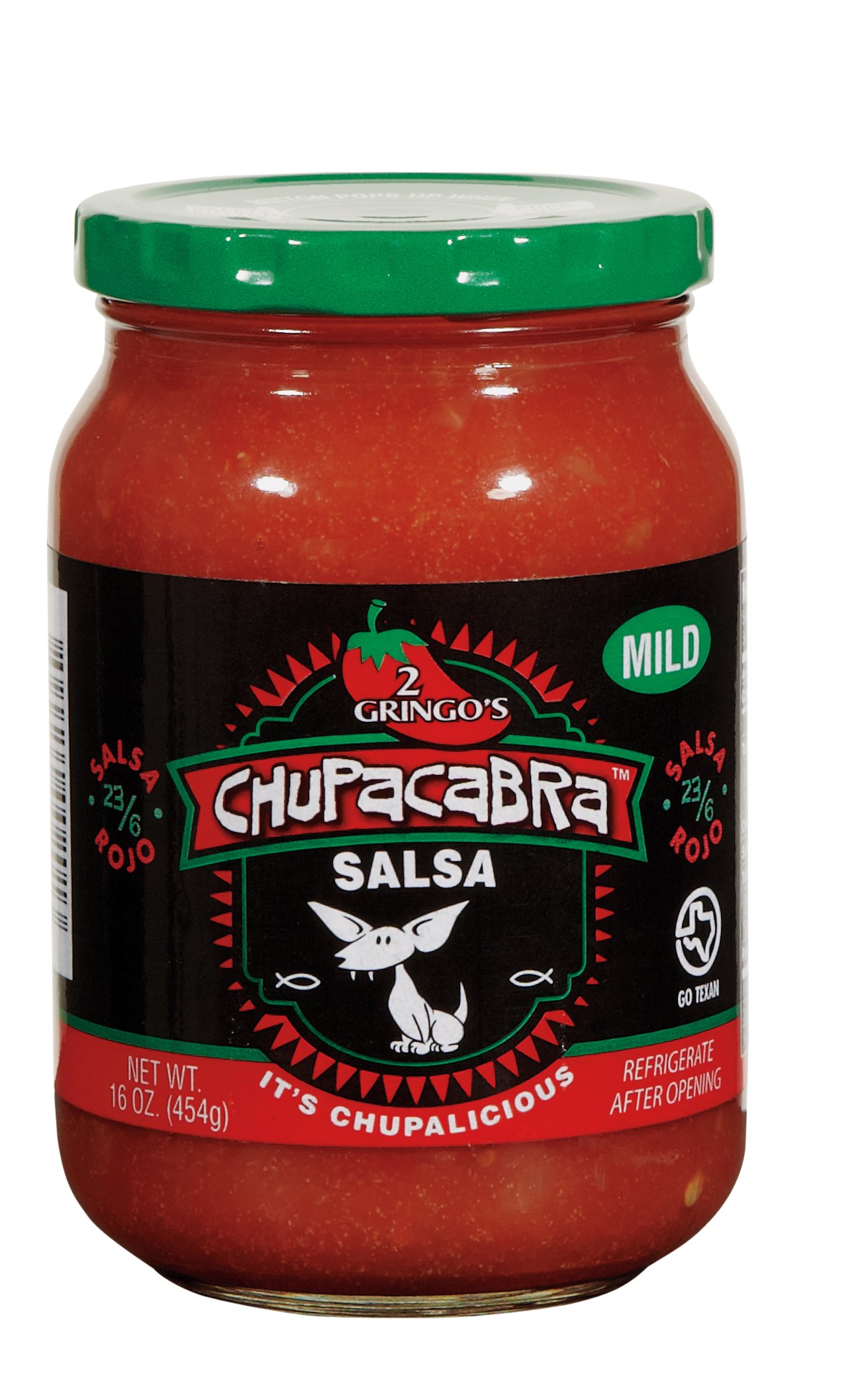 2 Gringos Chupacabra Mild Salsa Rojo - Shop Salsa & Dip at H-E-B