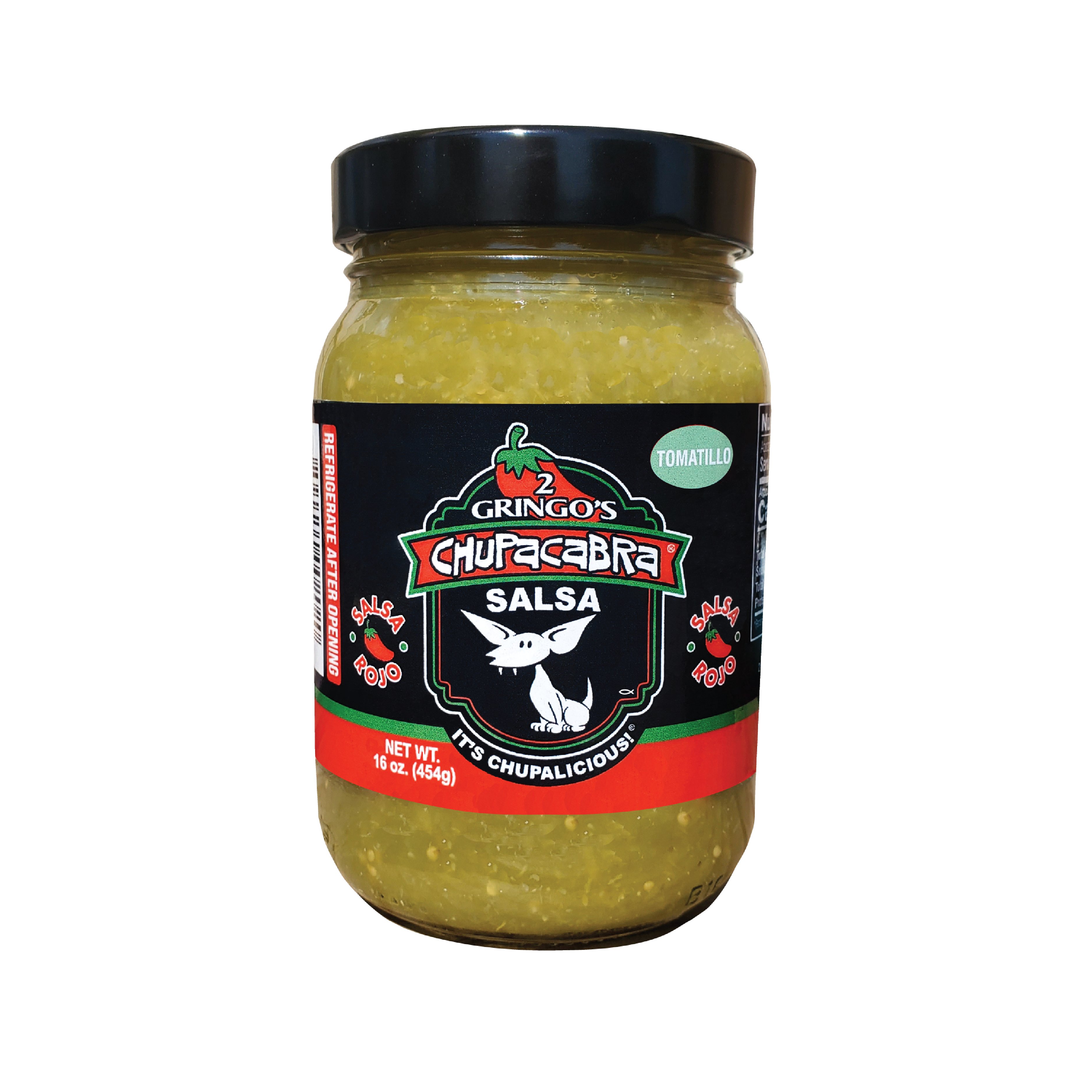 2 Gringos Chupacabra Verde Tomatillo Salsa - Shop Salsa & dip at H-E-B