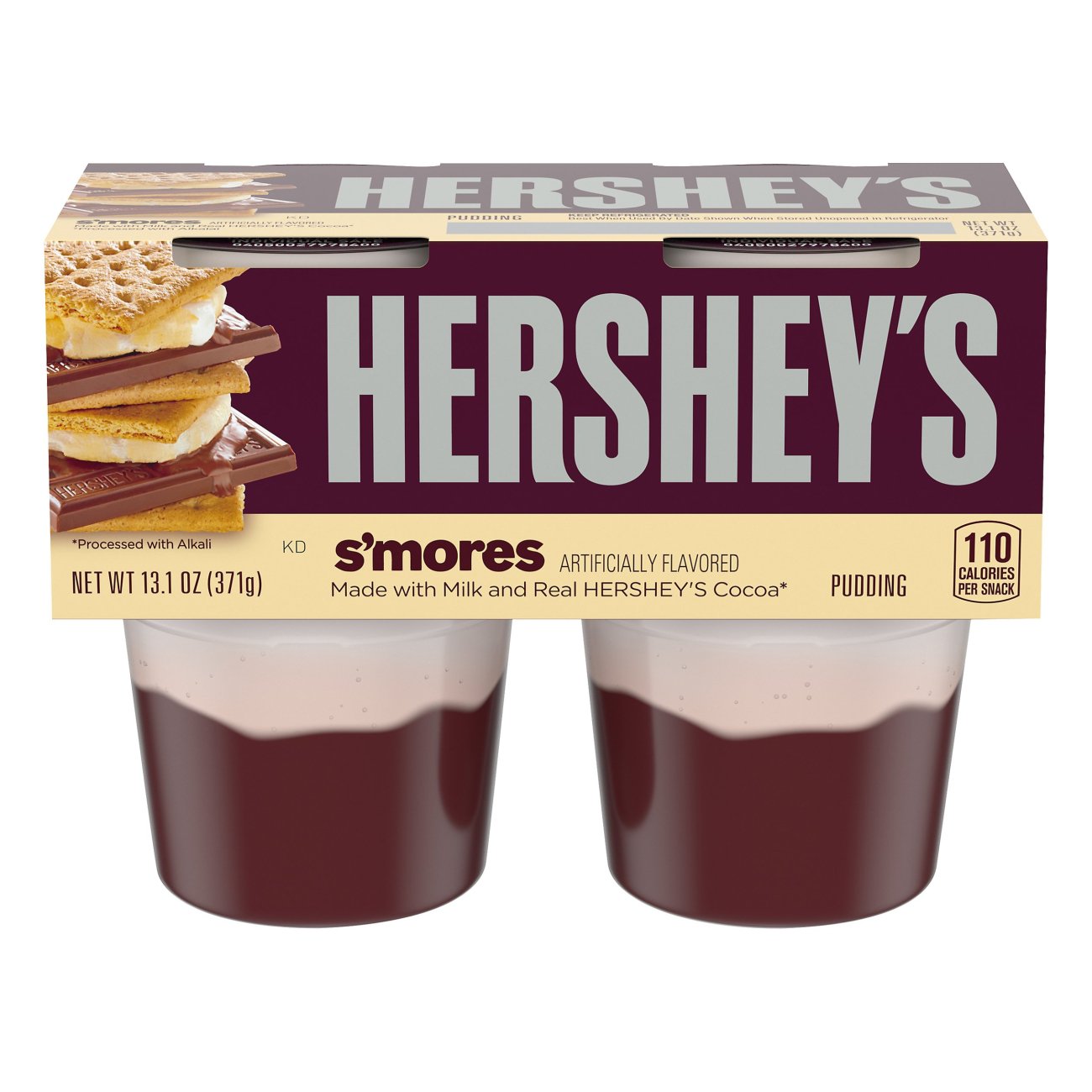 Hershey's S'mores Pudding Cups - Shop Pudding & gelatin at H-E-B