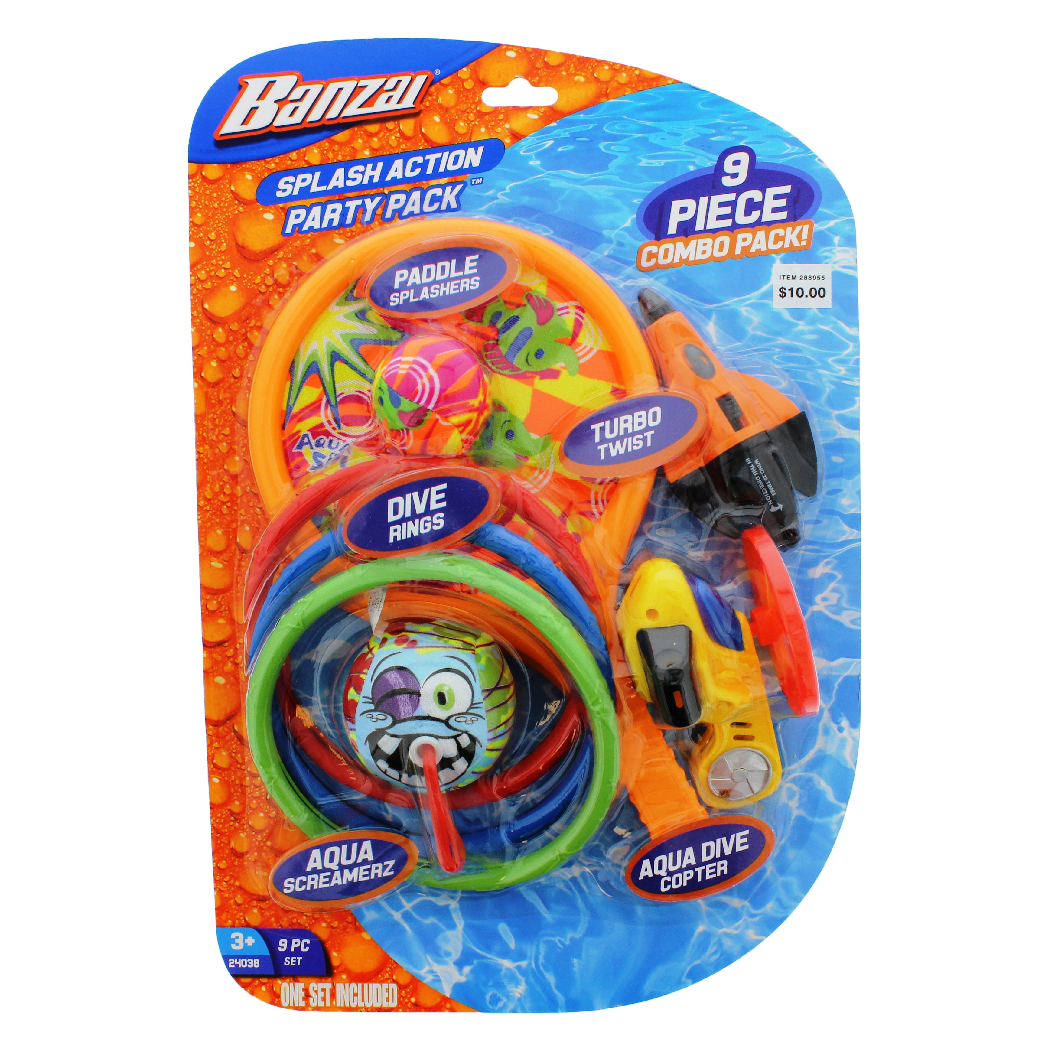 Banzai Splash Action Party Pack - Shop Patio & Outdoor at H-E-B