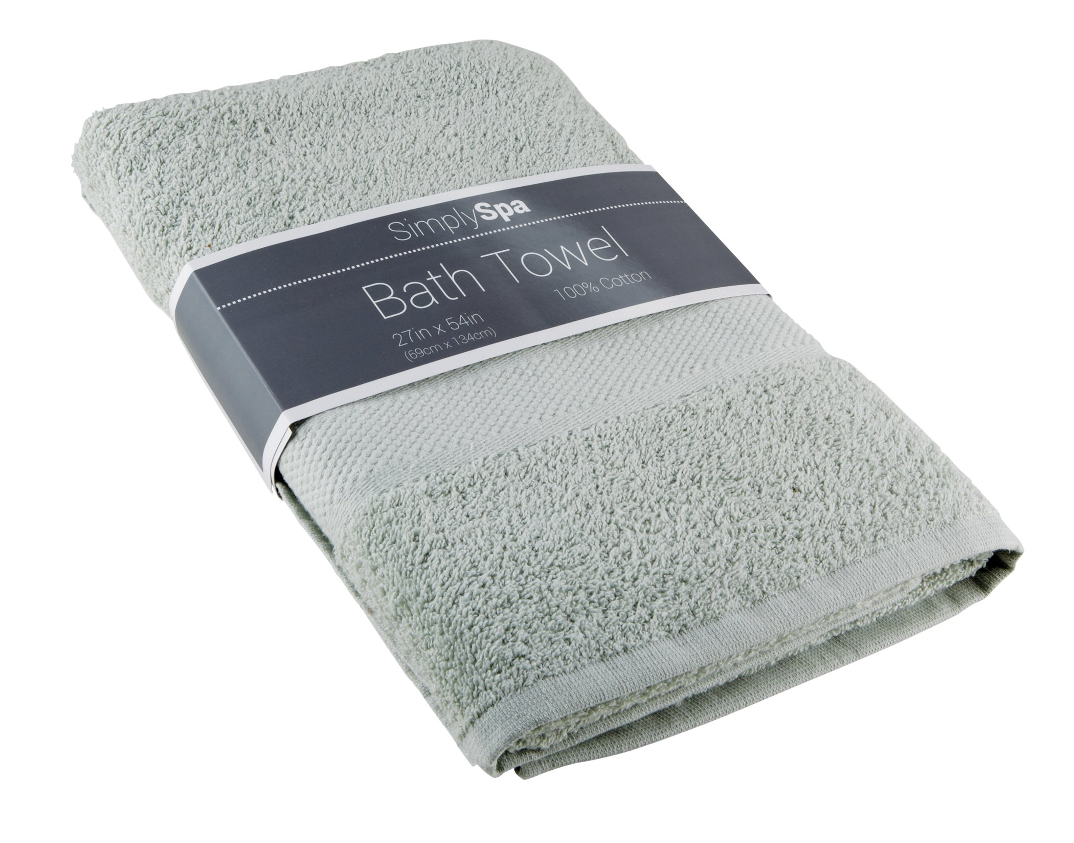 Simply Spa Bath Towel Blue - Shop Towels & washcloths at H-E-B