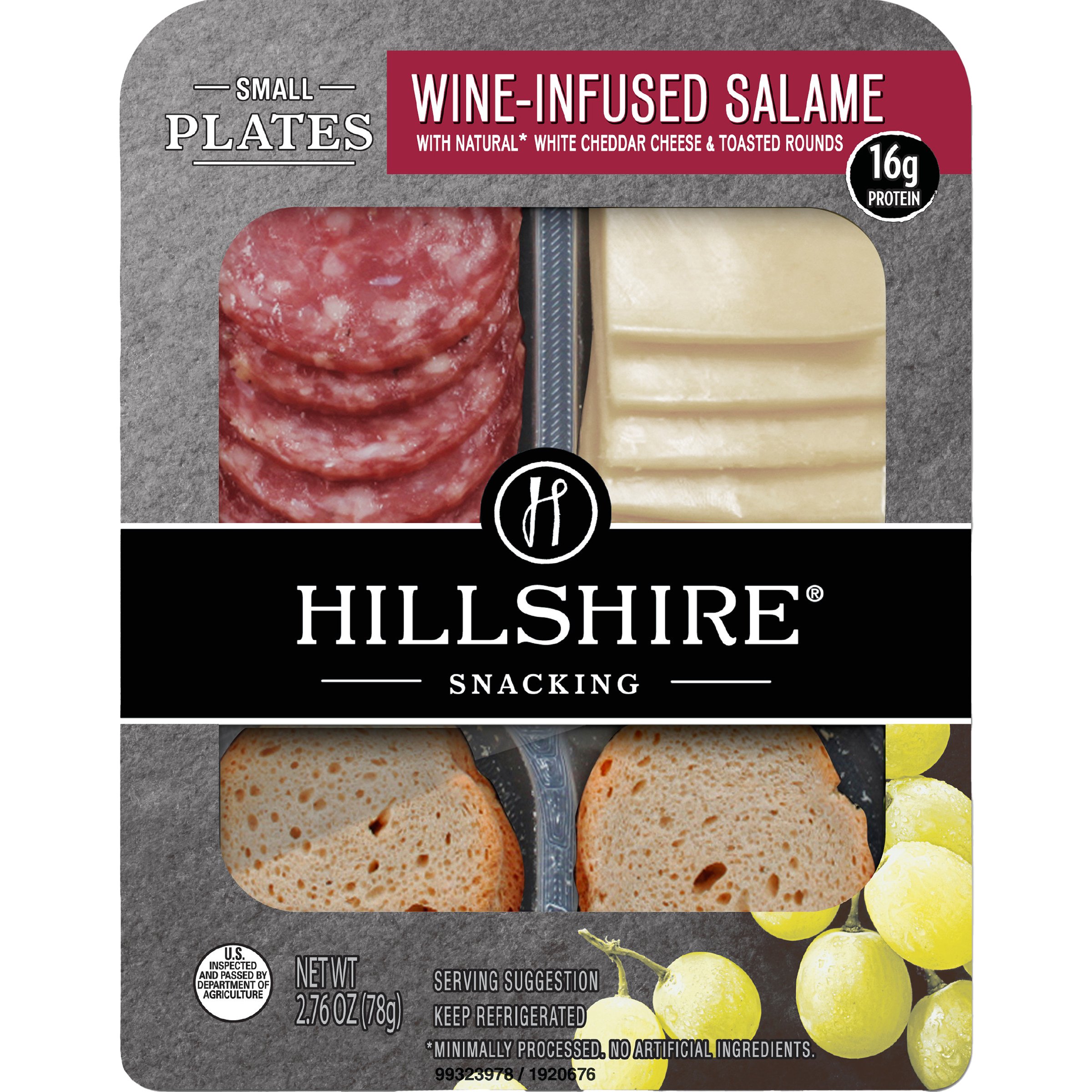 Hillshire Snacking Wine Infused Salame & Cheddar Cheese - Shop Snack ...