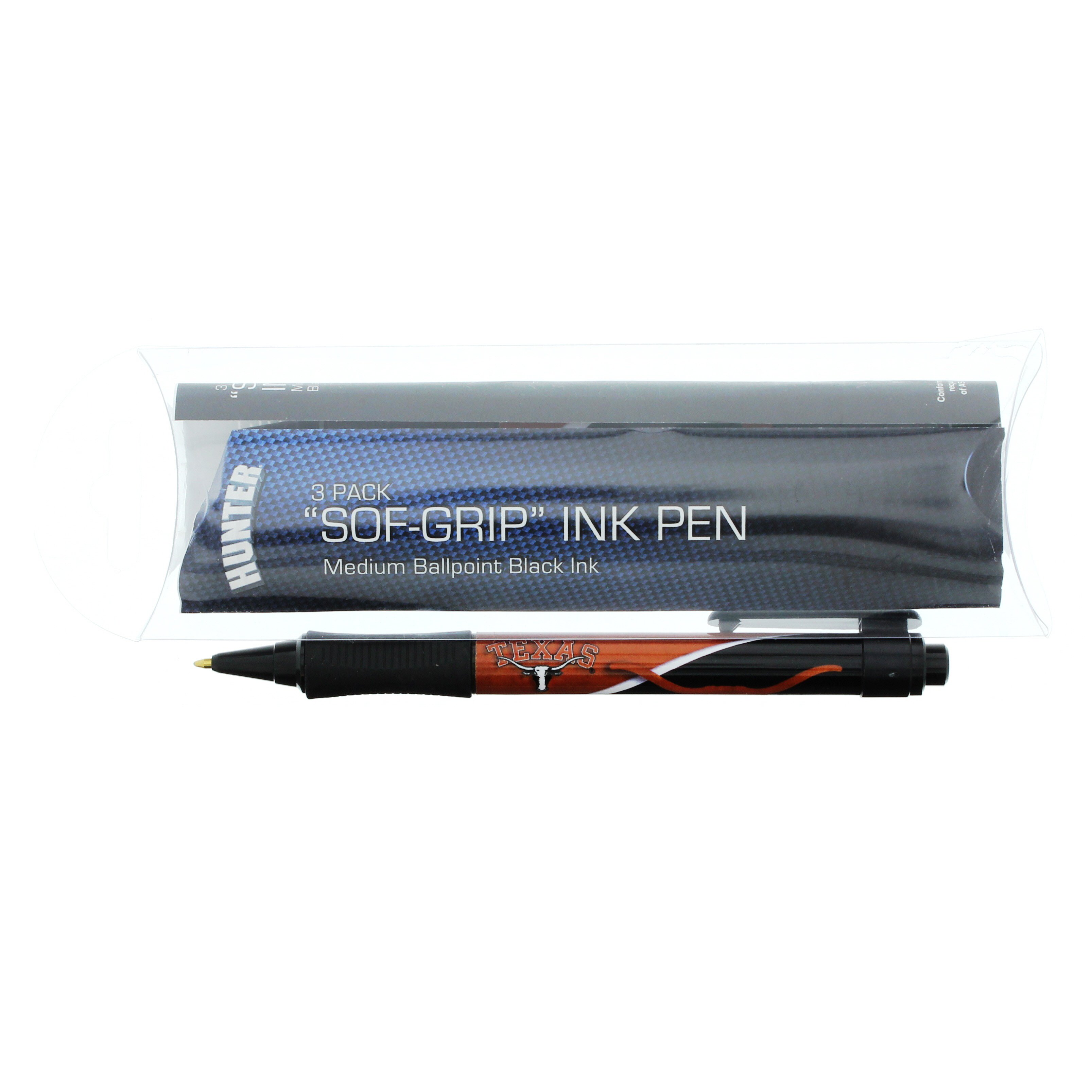 Hunter Mfg. Texas Longhorns Soft-Grip Ballpoint Pen - Shop Pens at H-E-B