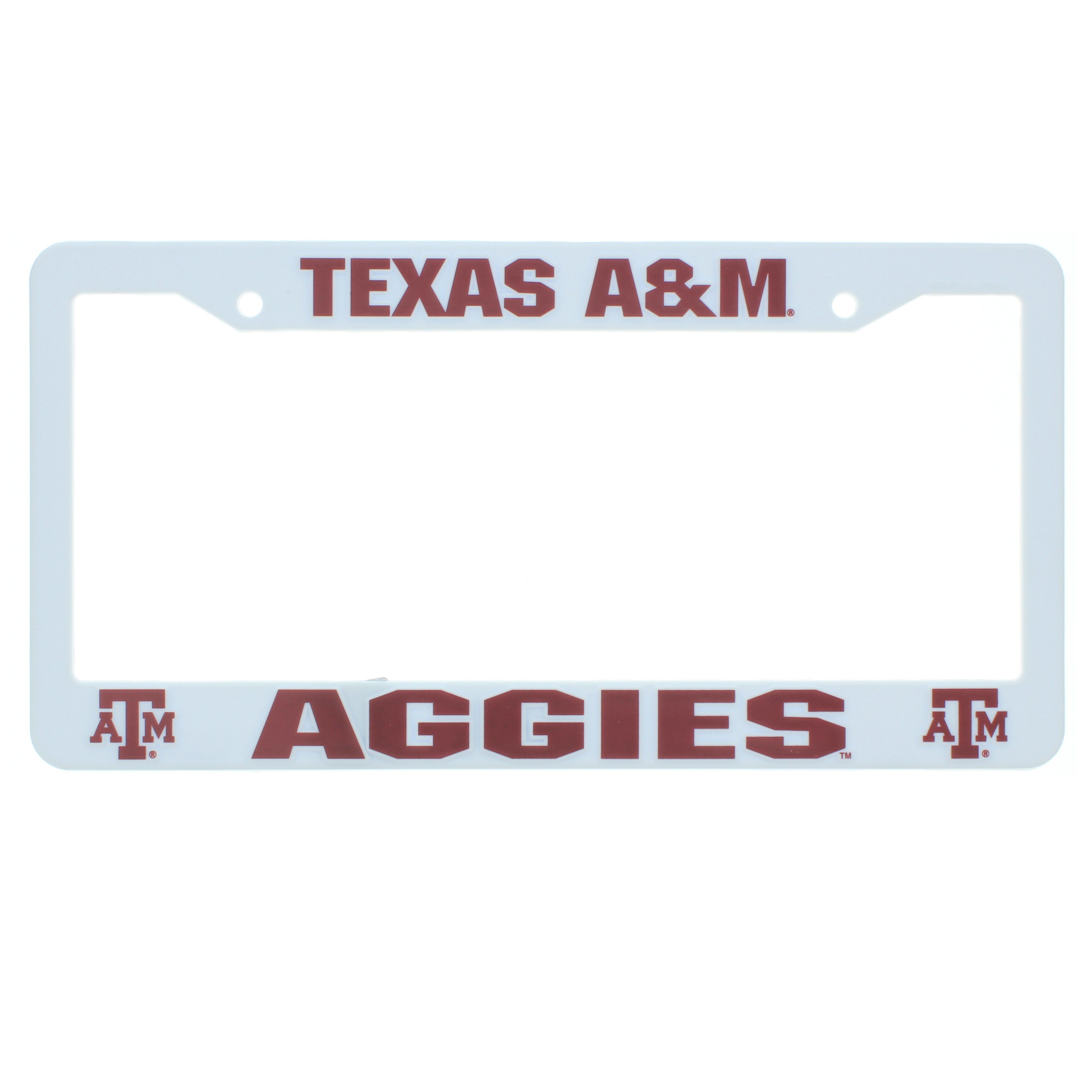 Rico Industries Texas A&M Plastic License Plate Frame - Shop Car ...