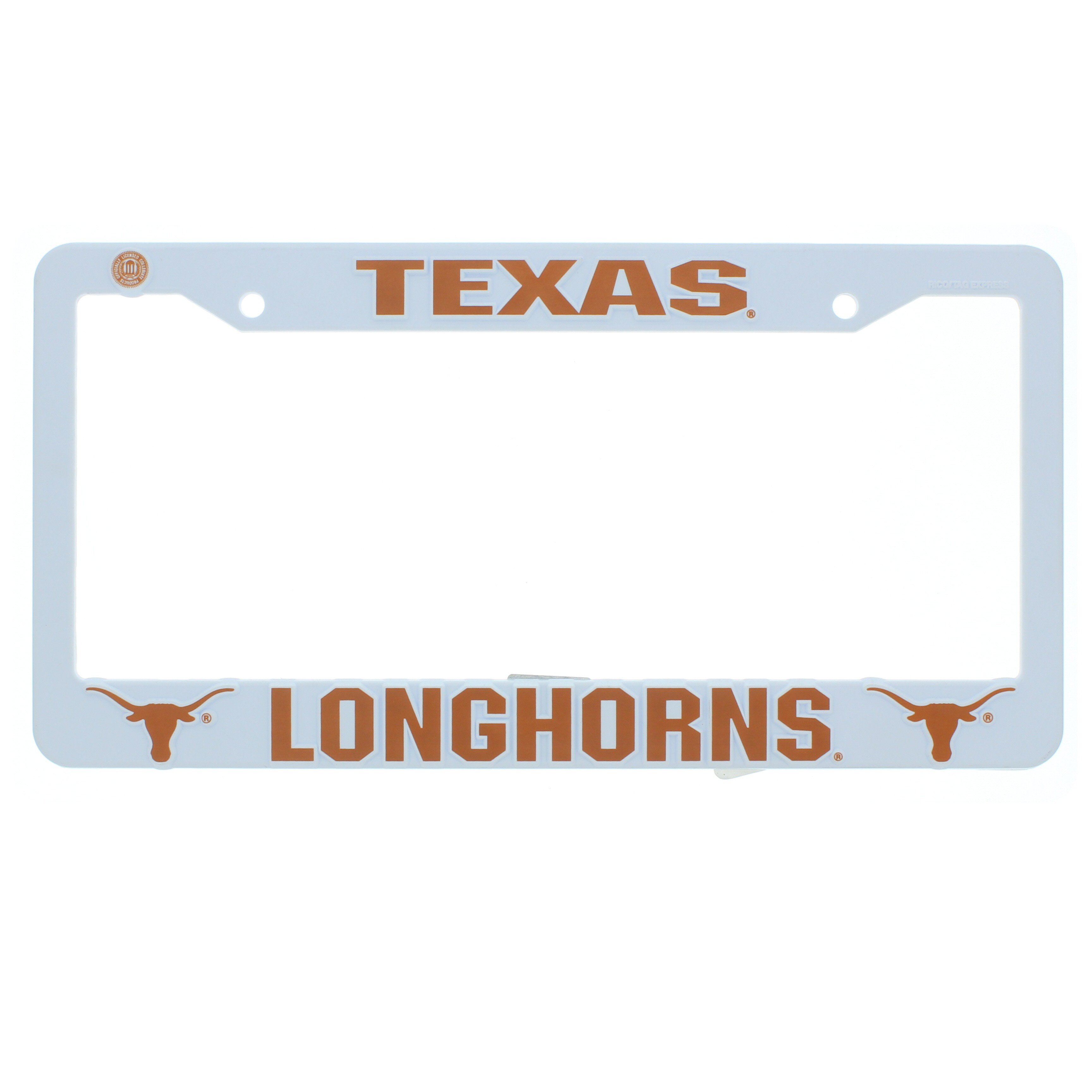 Rico Industries University Of Texas Plastic License Plate Frame - Shop ...