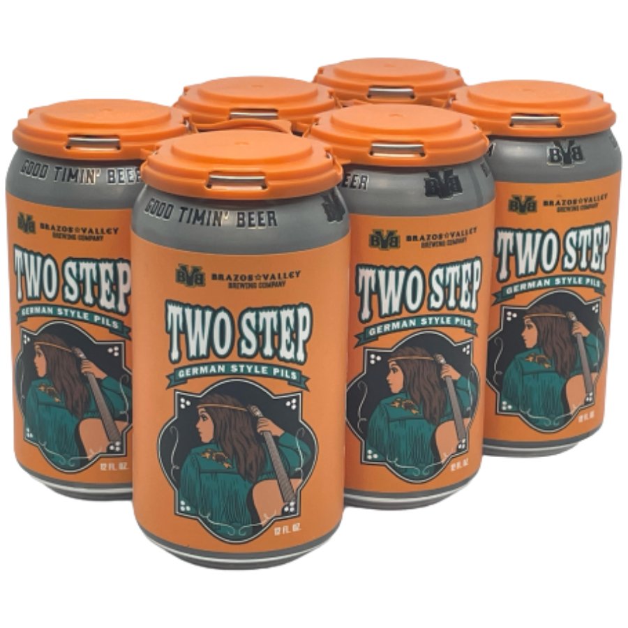 Brazos Valley Brewing Two Step German Style Pils Craft Beer 6 pk Cans ...
