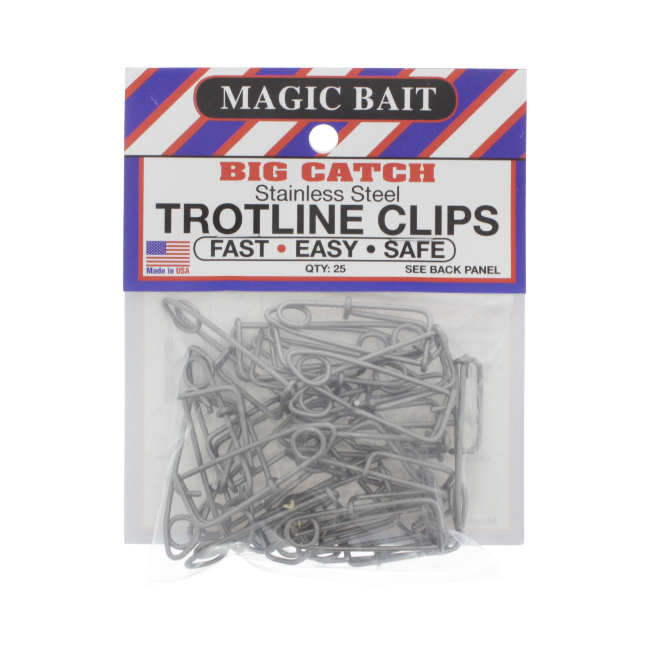 Magic Bait Big Catch Stainless Steel Trotline Clips - Shop Fishing at H-E-B