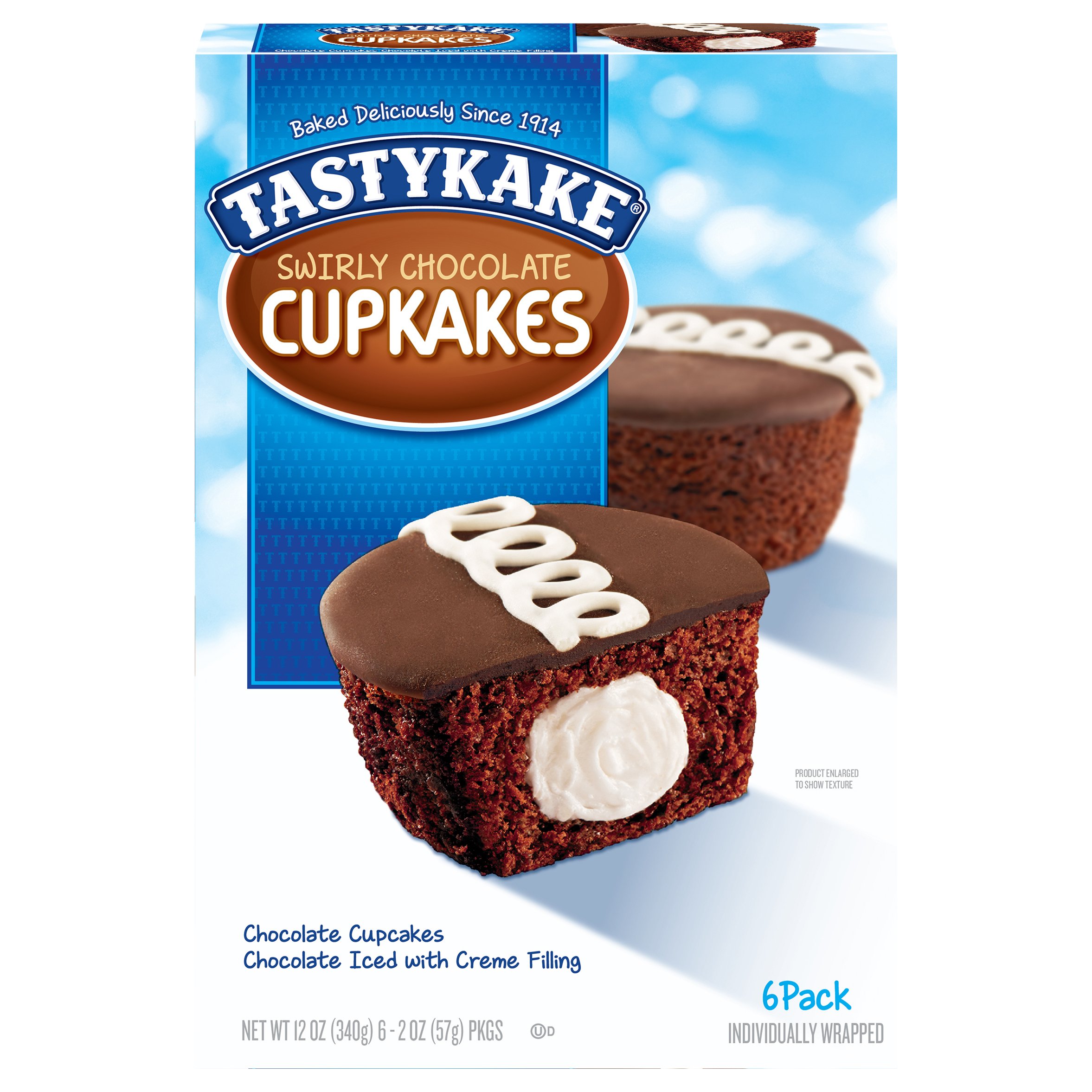 Tastykake Swirly Chocolate Cupkakes - Shop Snack Cakes at H-E-B