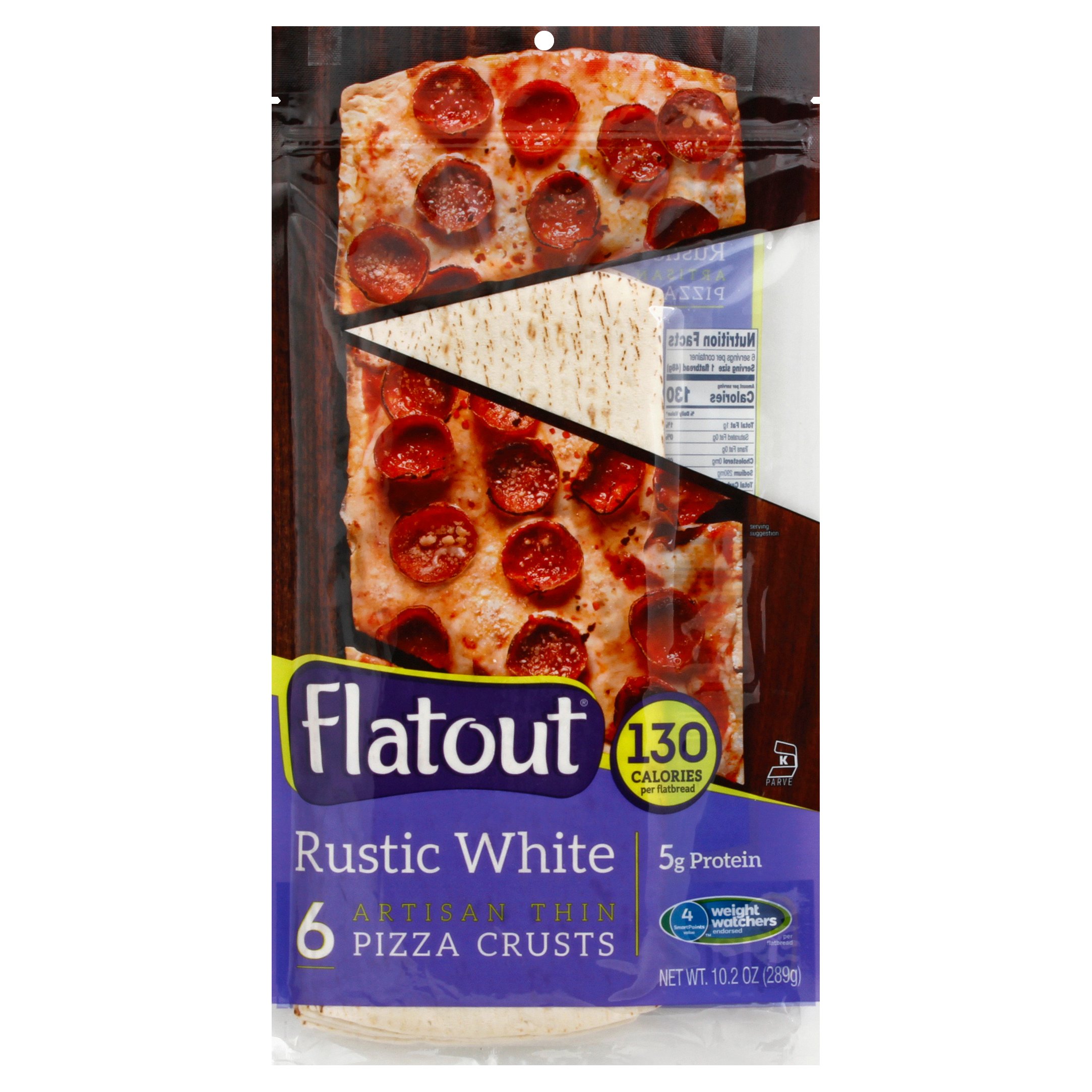 Flatout Rustic White Thin Crust - Shop Pizza crusts at H-E-B