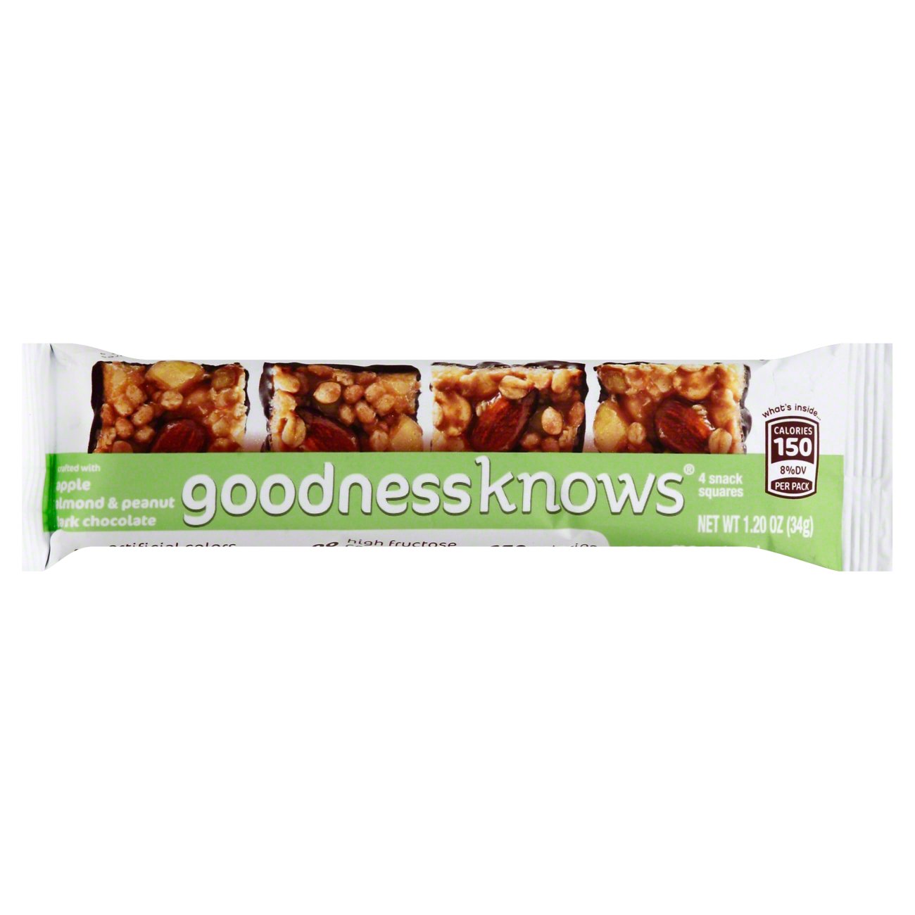 goodnessknows Apple Almond & Peanut Dark Chocolate - Shop Granola ...