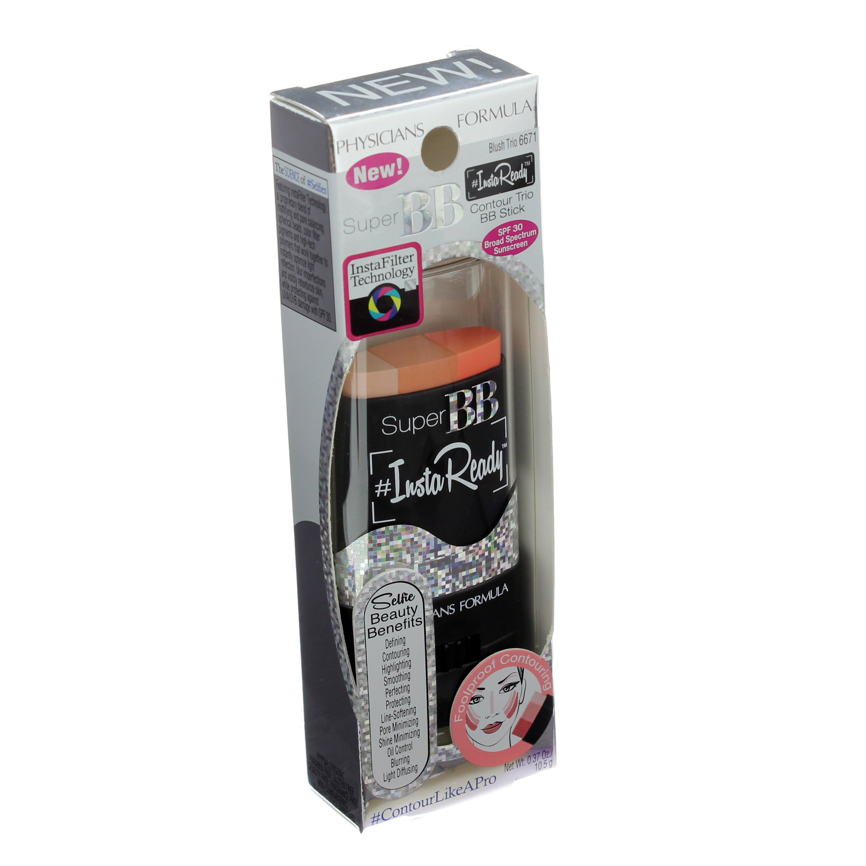 Physicians Formula Super BB InstaReady Contour Trio BB Stick SPF 30 ...