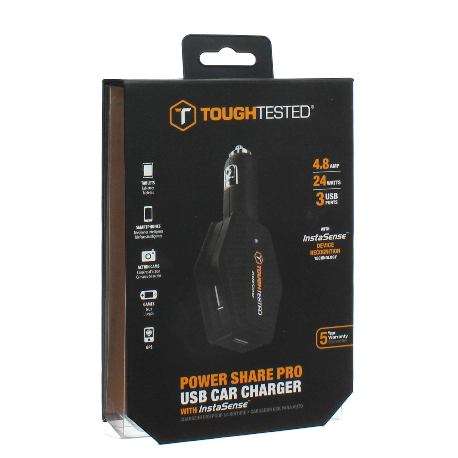 Tough Tested Power Share Pro USB Car Charger - Shop Phone chargers at H-E-B