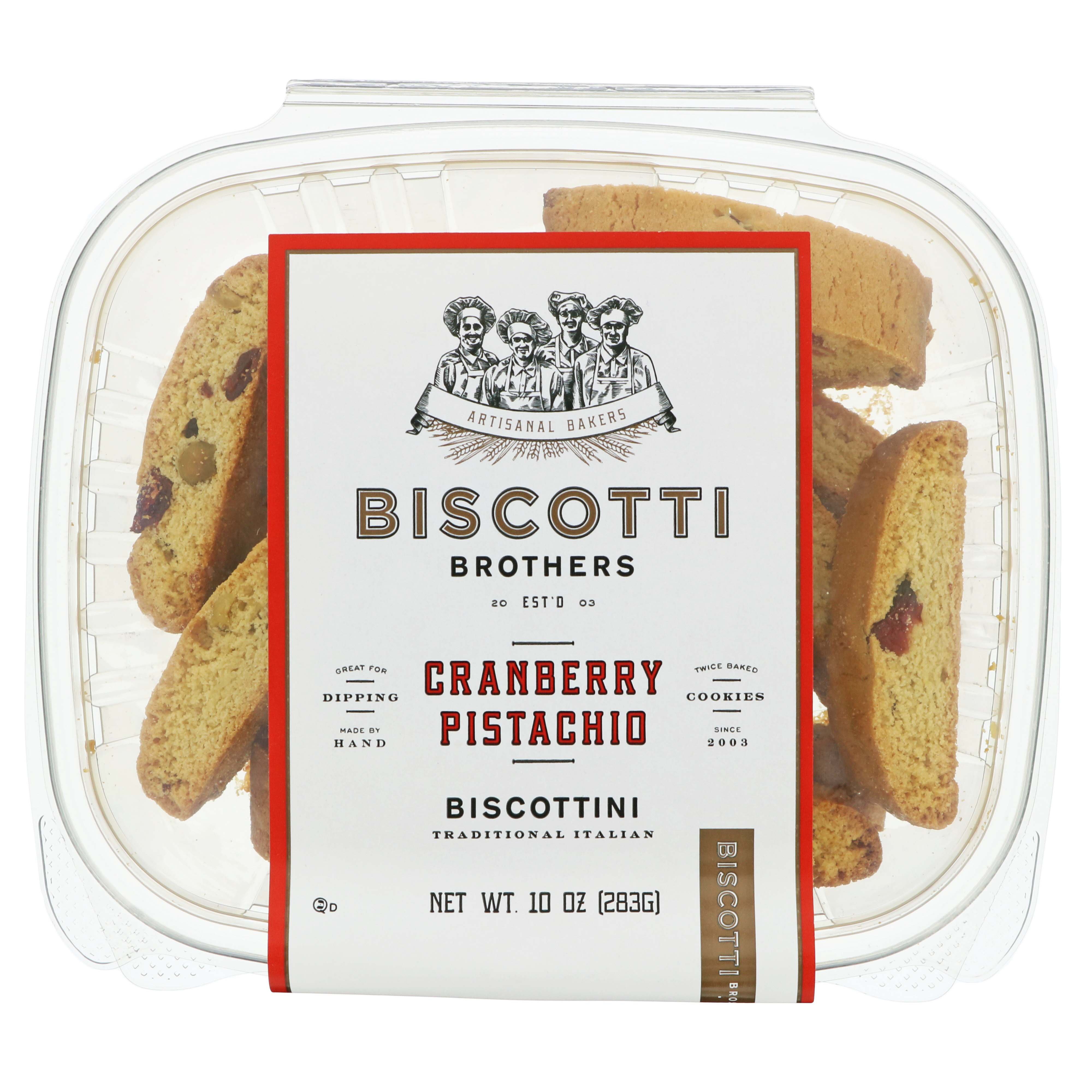 Biscotti Brothers Cranberry Pistachio Biscotti - Shop Cookies at H-E-B