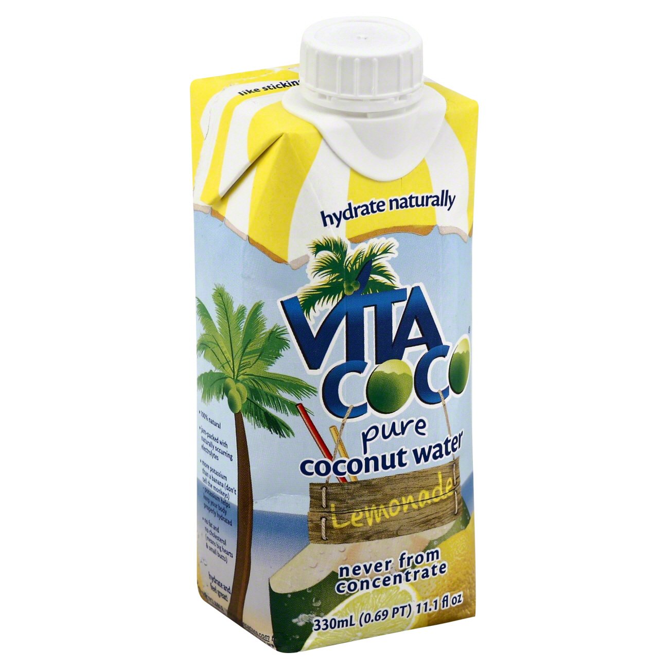 Vita Coco Lemonade Coconut Water - Shop Coconut Water at H-E-B