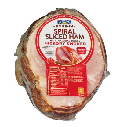 H-E-B Fully Cooked Bone-in Hickory Smoked Half Spiral Sliced Ham ...