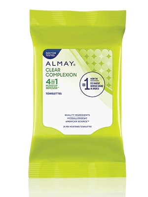 Almay Clear Complexion Makeup Remover Towelettes - Shop Bath & Skin ...