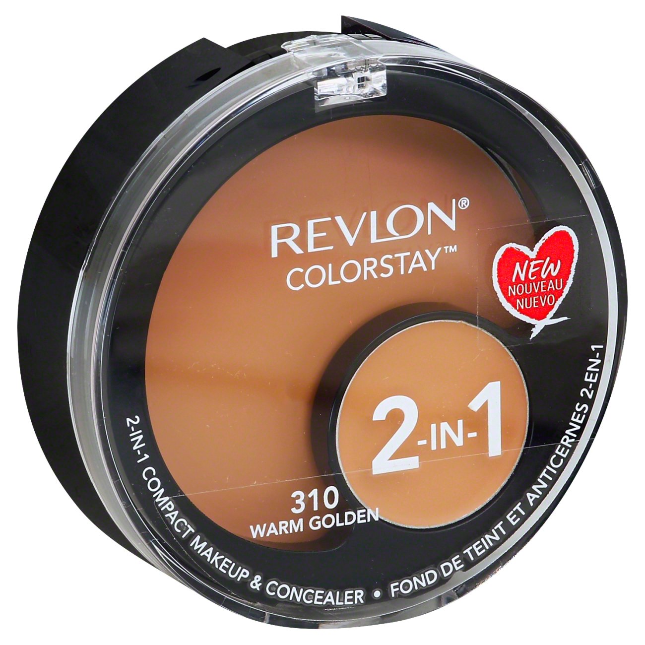 Revlon Colorstay 2-In-1 Compact Makeup & Concealer, Warm Golden - Shop ...