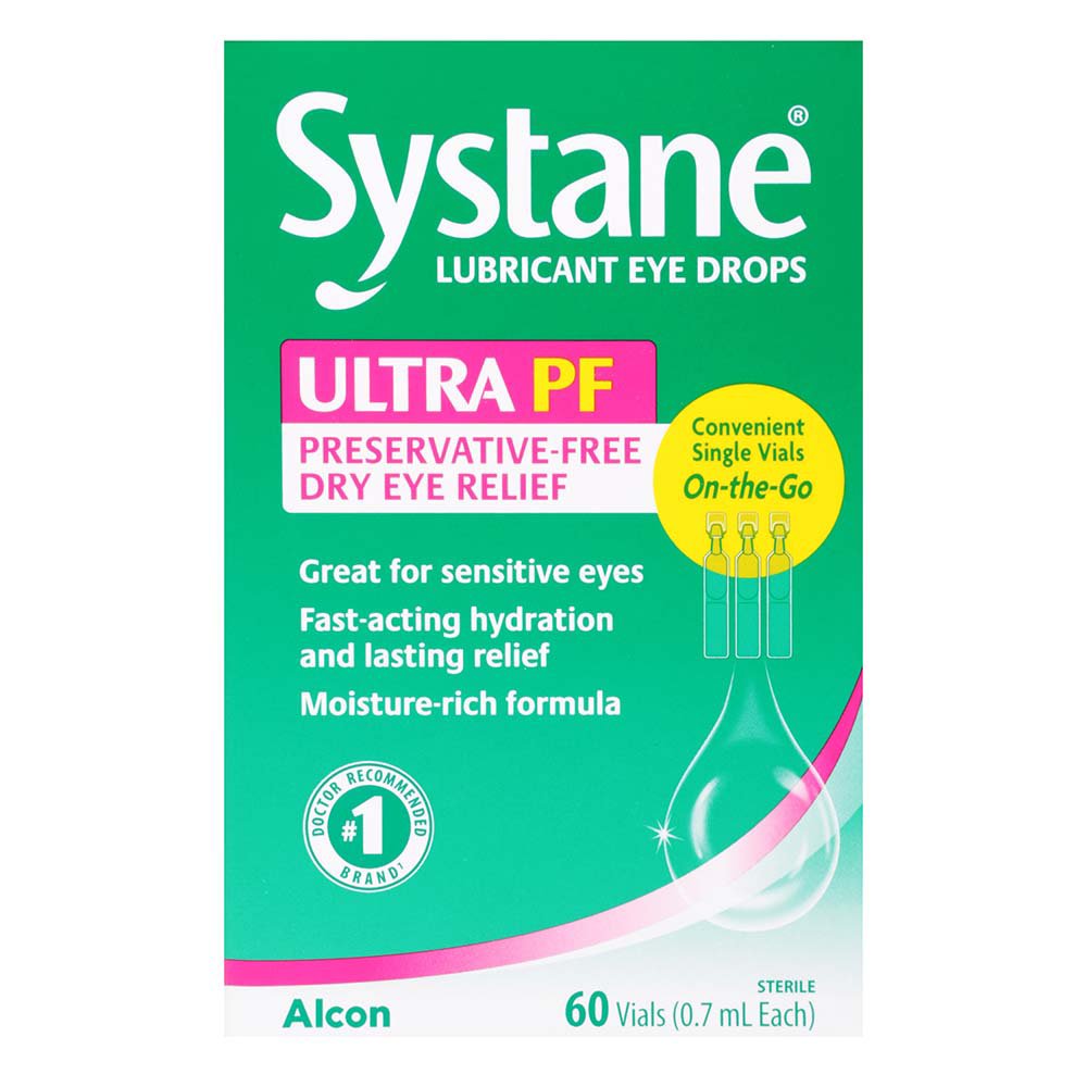 Systane Ultra PF Lubricant Eye Drop Vials - Shop Eye drops & lubricants ...