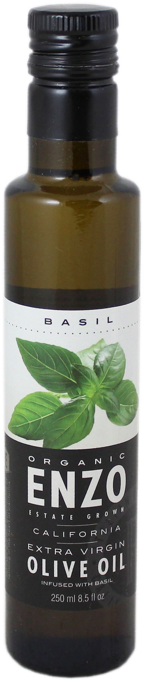 Enzo Organic Olive Oil With Basil - Shop Oils at H-E-B