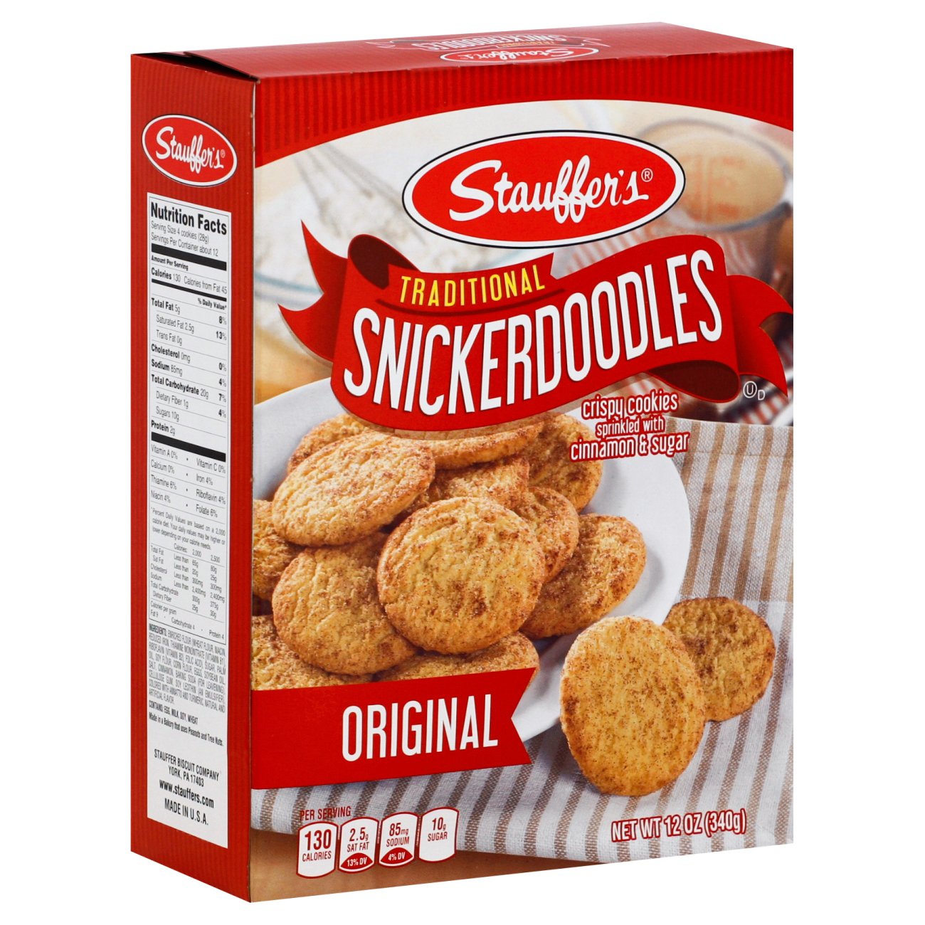 Stauffer's Traditional Snickerdoodle Original Cookies - Shop Cookies at ...