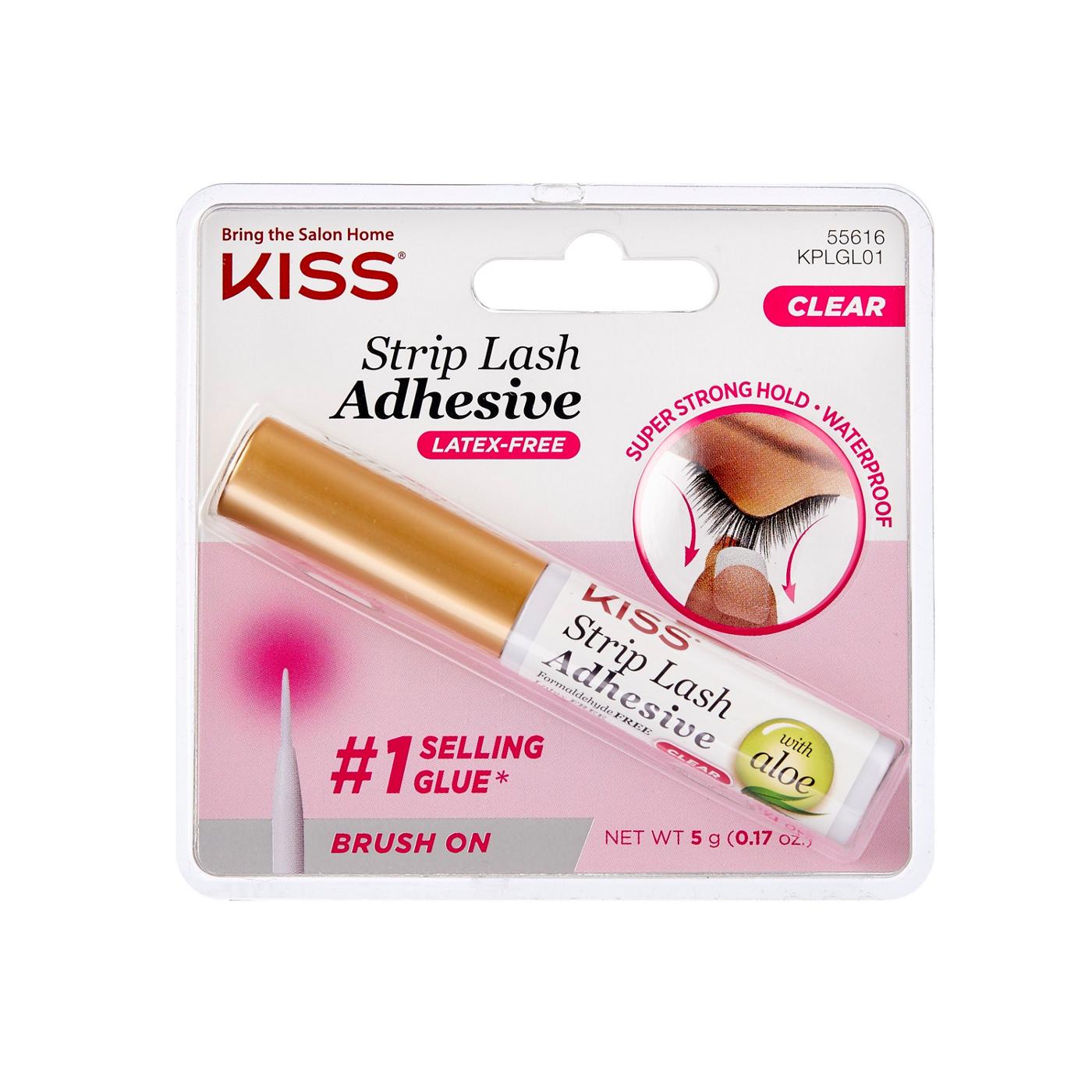 KISS Strip Lash Adhesive - Clear - Shop False eyelashes at H-E-B