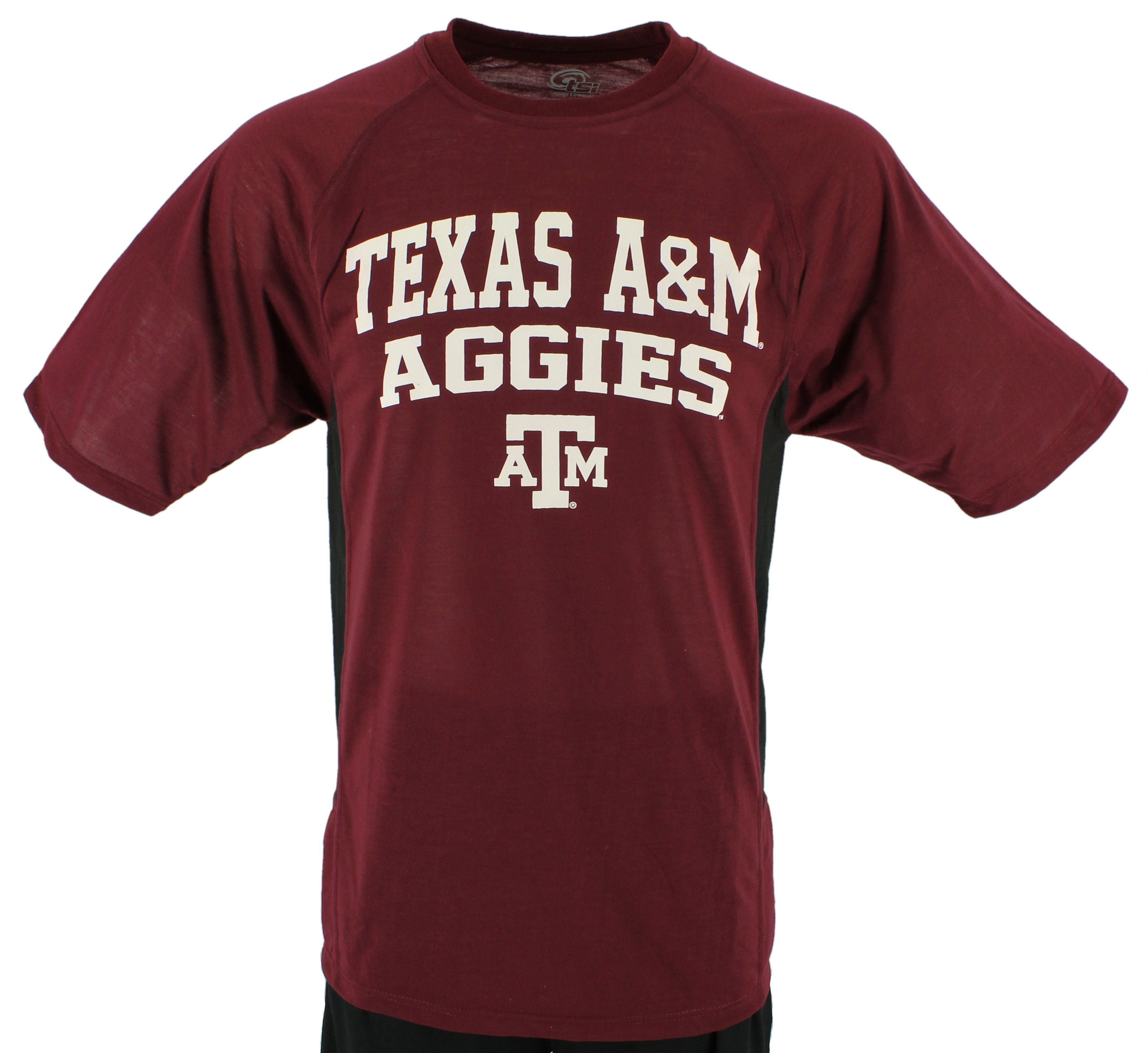 Texas A&M Men's Poly Insert Aggies Tee - Shop Team apparel at H-E-B