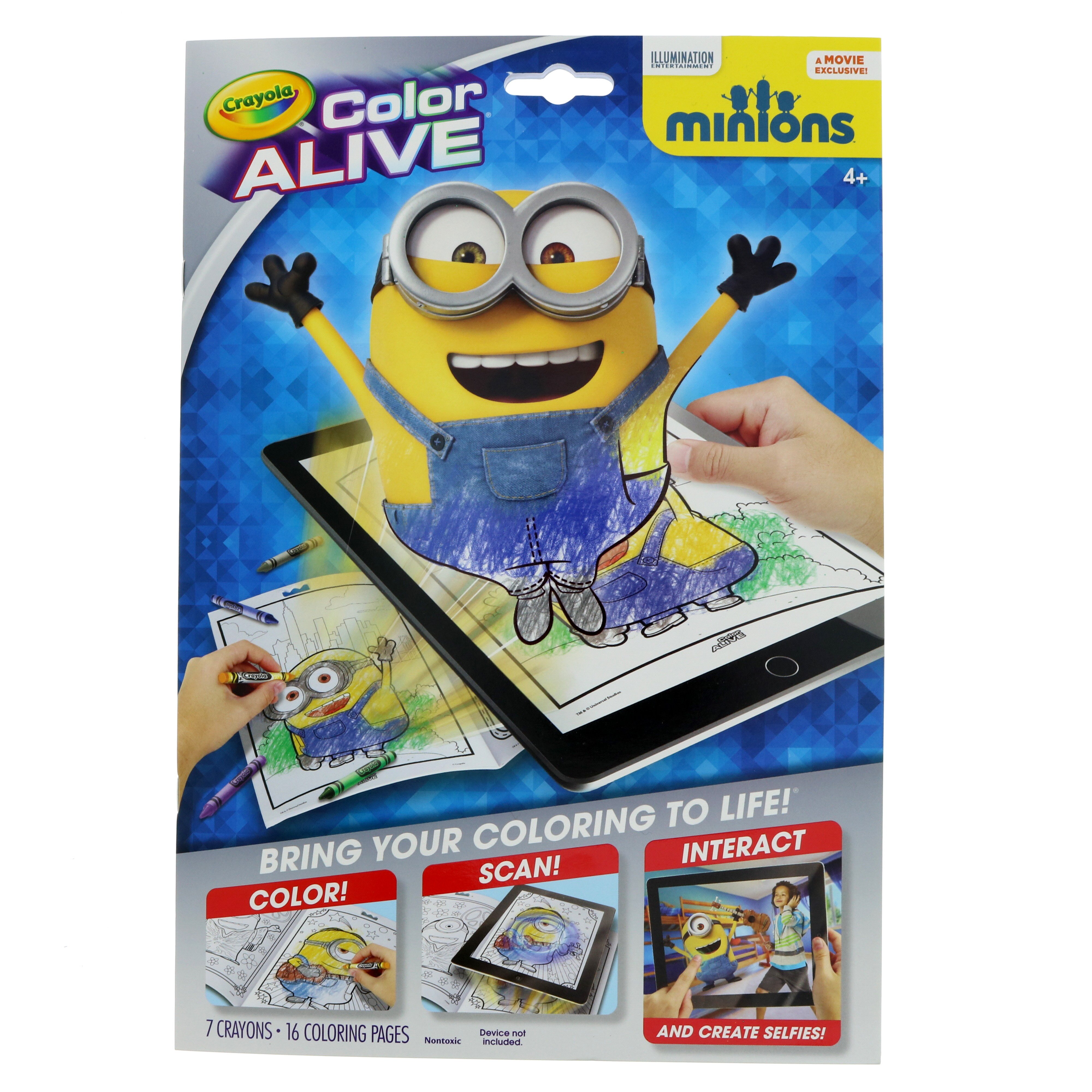 Crayola Color Alive Minions - Shop Crayons at H-E-B